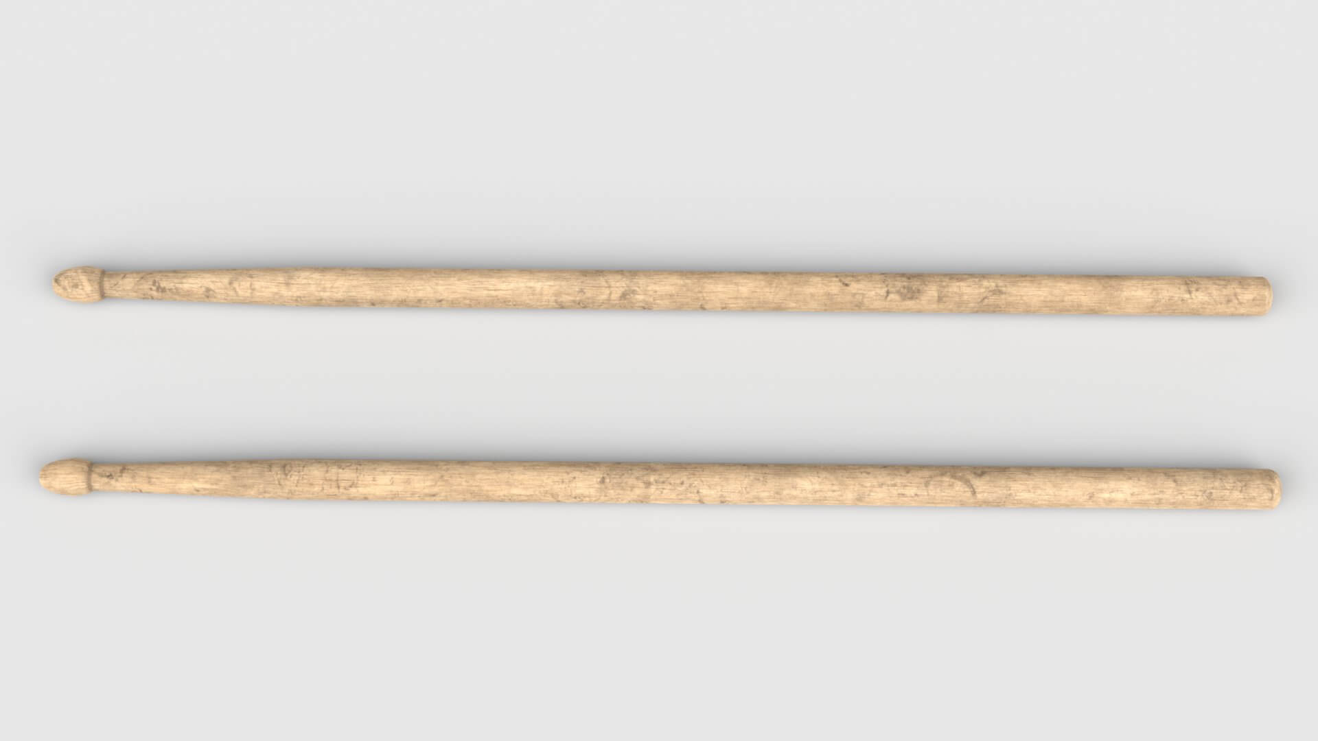 Drumsticks - 3D Model by Grishmanovskij Anton