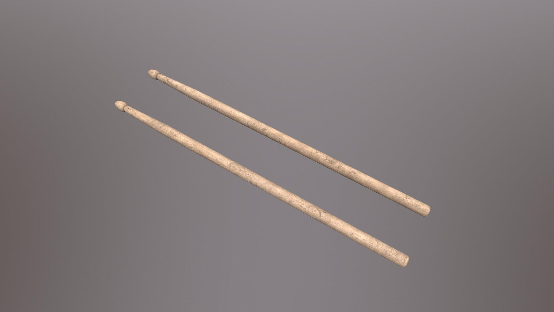 Drumsticks - 3D Model by Grishmanovskij Anton