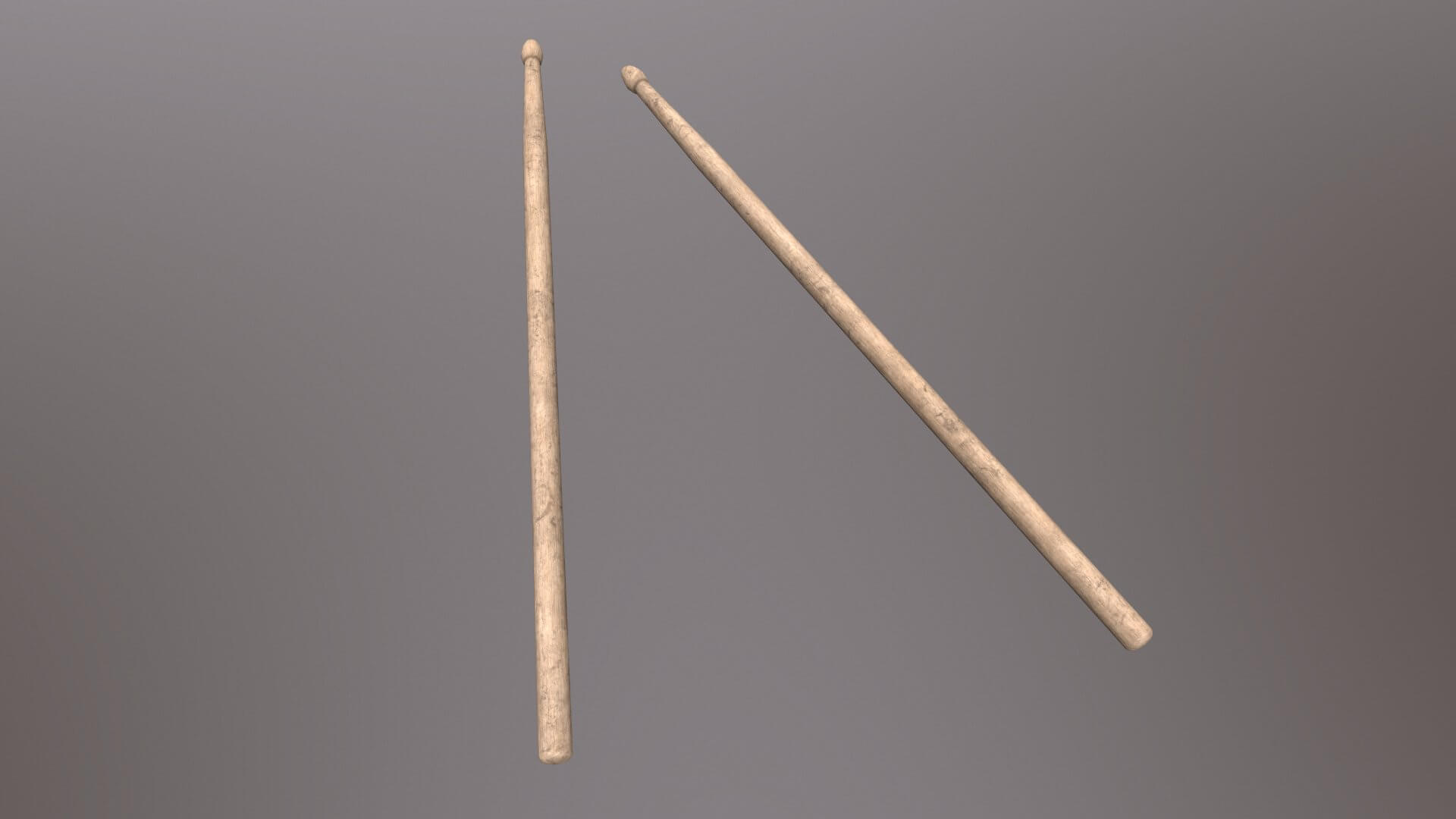 Drumsticks - 3D Model by Grishmanovskij Anton