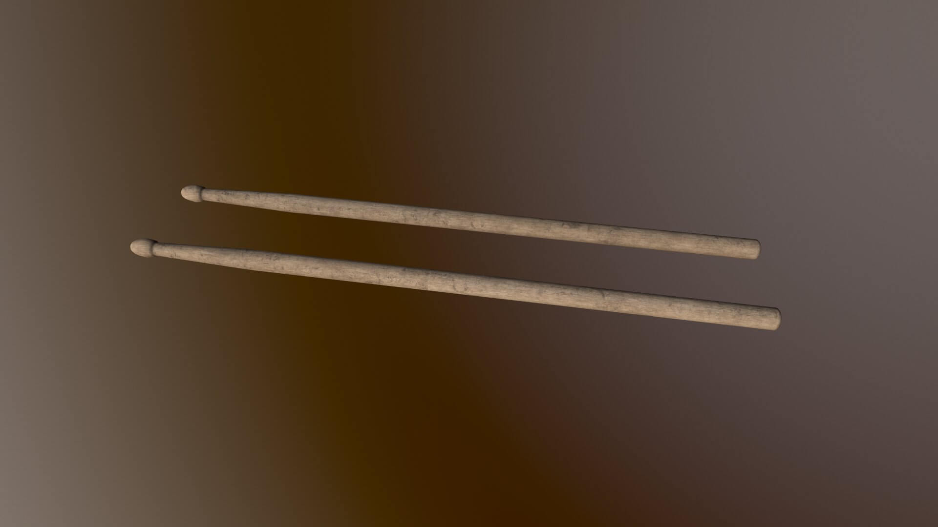 Drumsticks - 3D Model by Grishmanovskij Anton