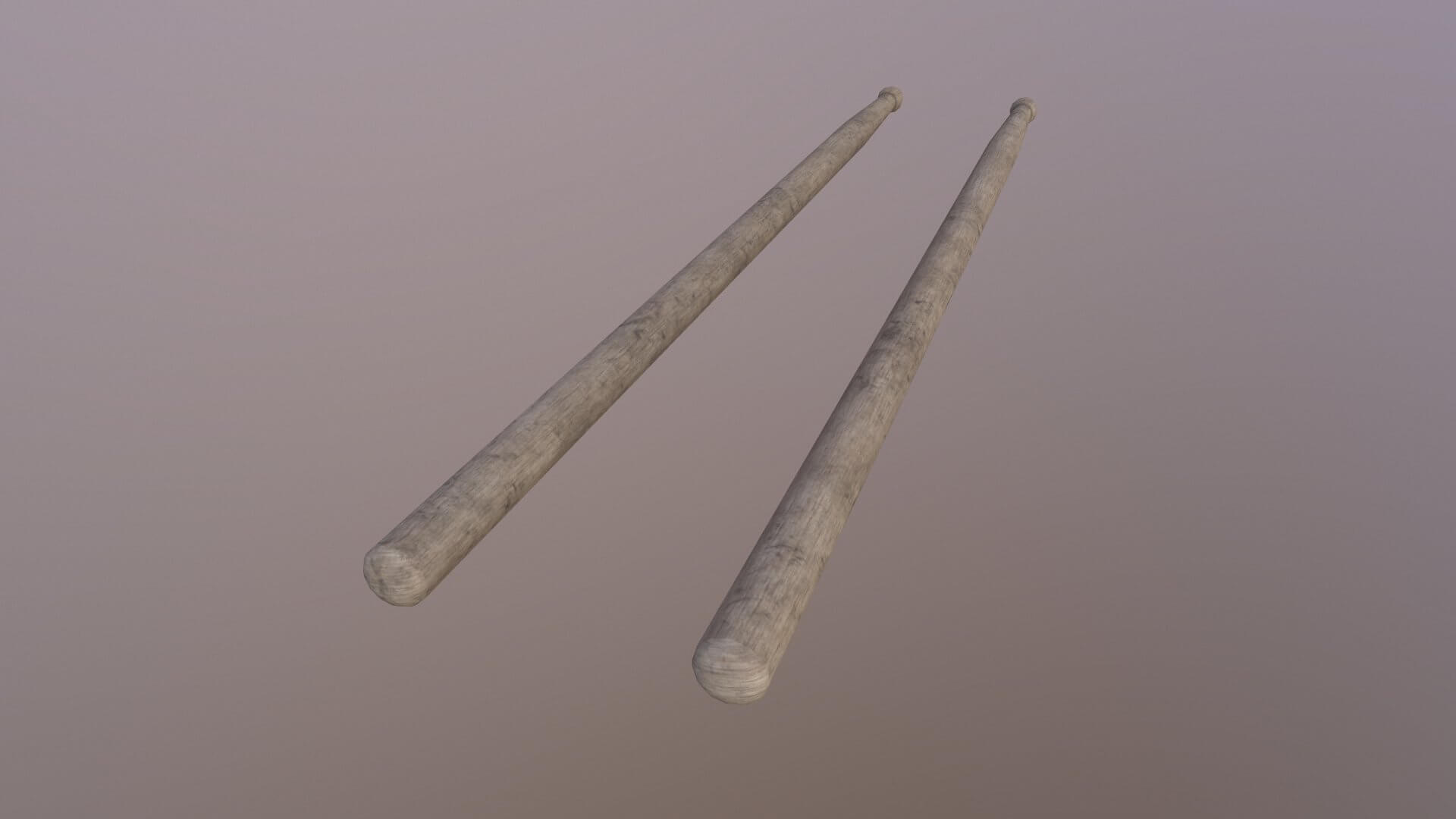 Drumsticks - 3D Model by Grishmanovskij Anton