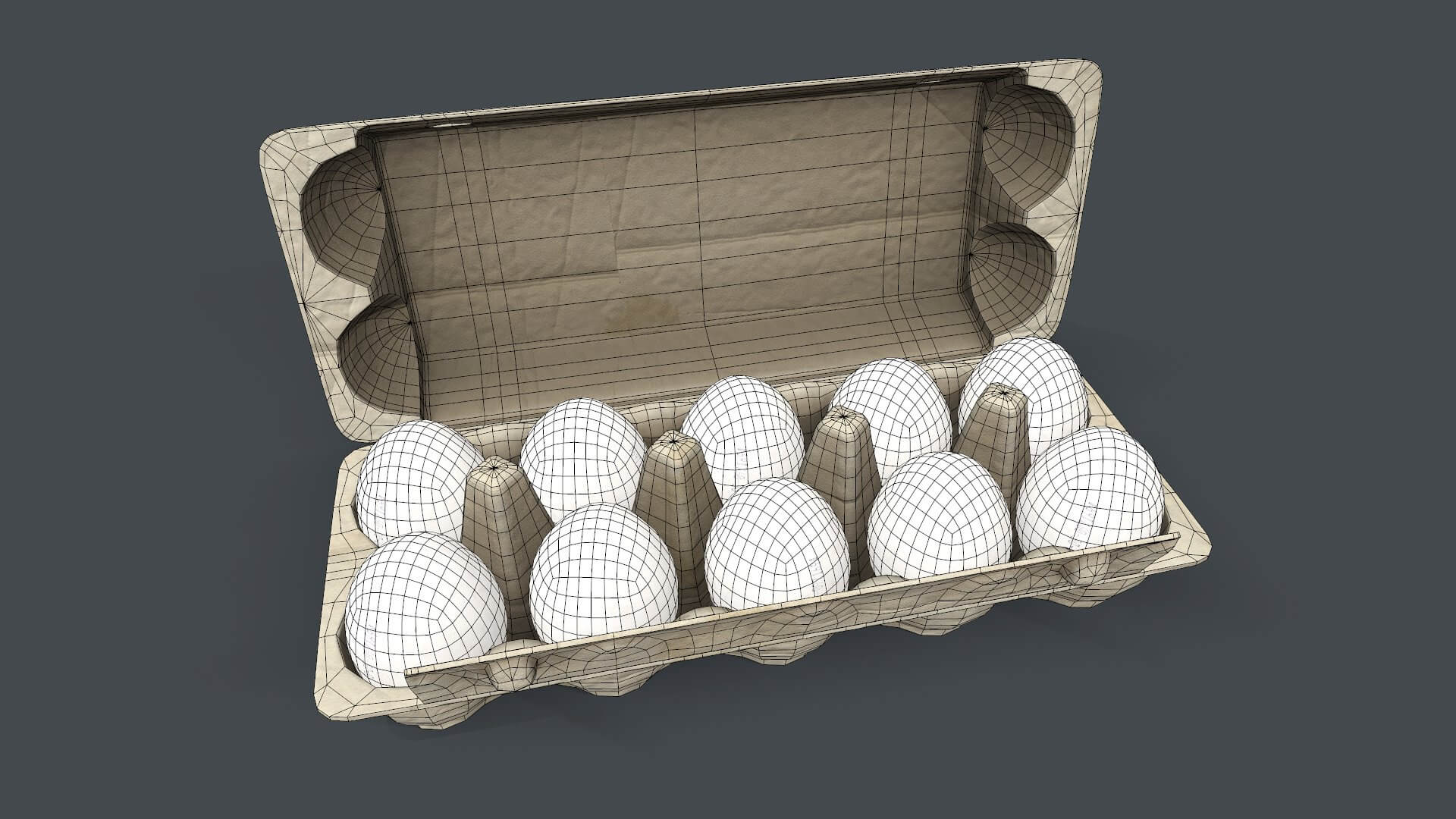 Egg Box - 3D Model by Grishmanovskij Anton