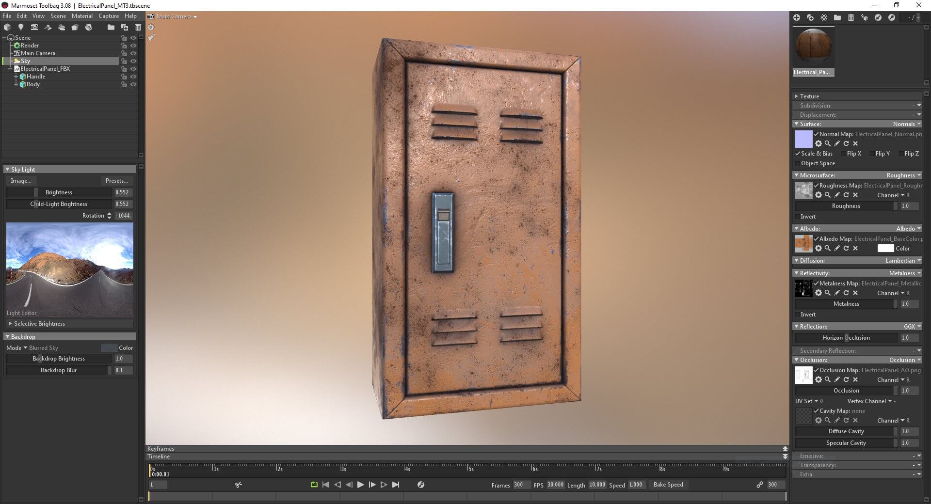 Electrical Panel - 3D Model by Grishmanovskij Anton