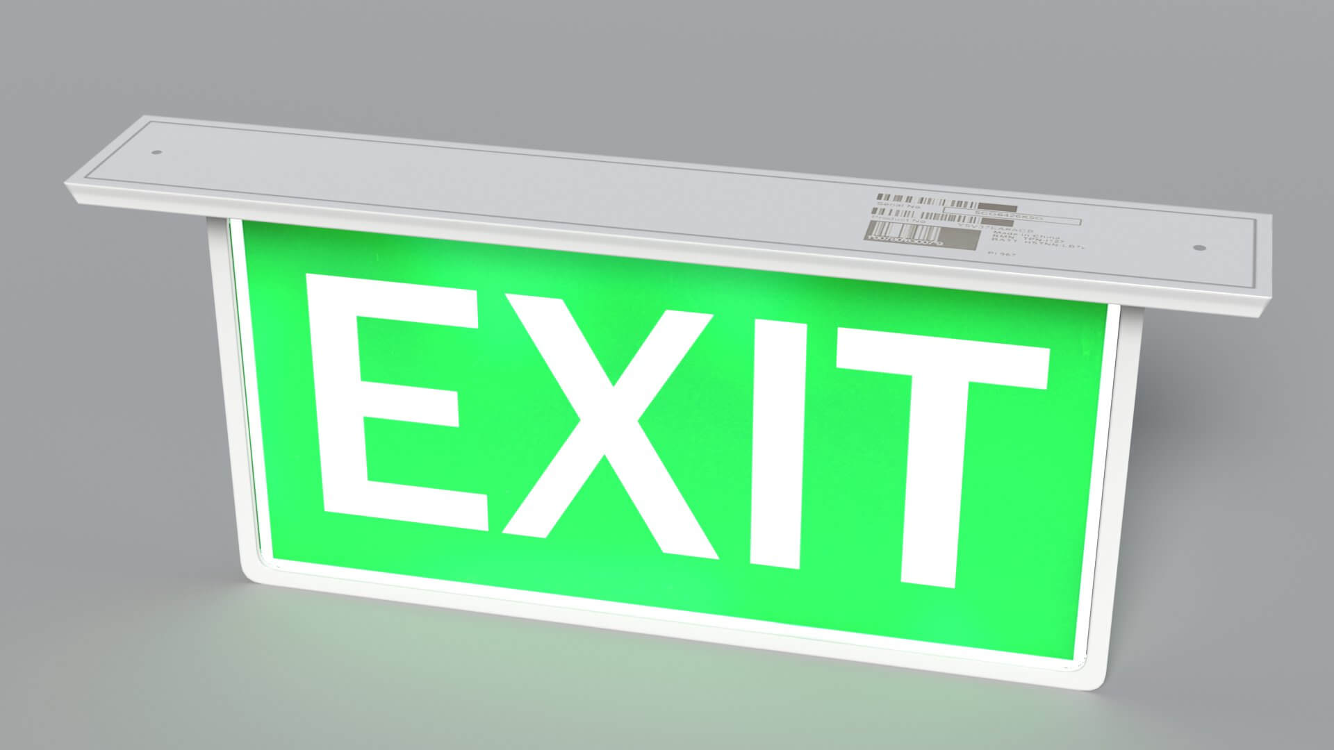 Emergency Exit Indicator V2 - 3D Model by Grishmanovskij Anton