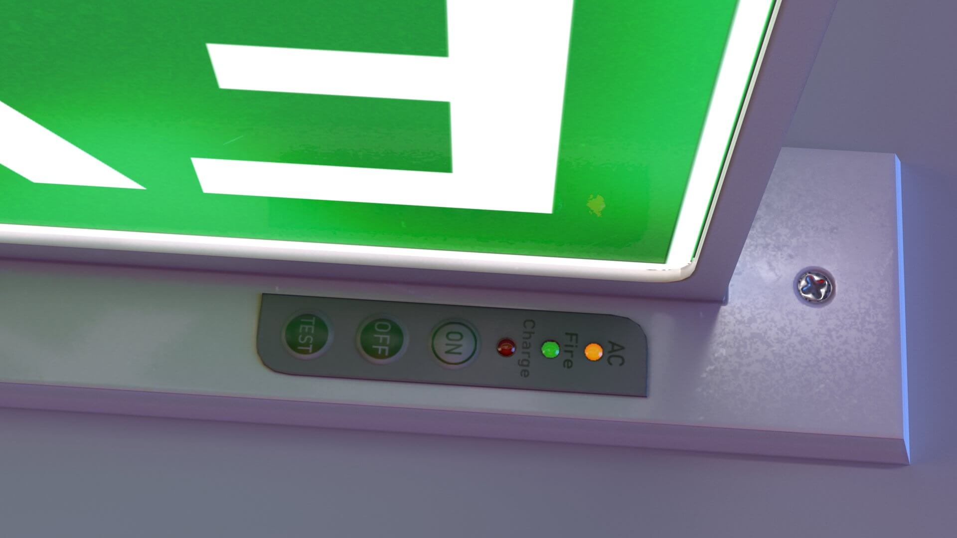 Emergency Exit Indicator V2 - 3D Model by Grishmanovskij Anton