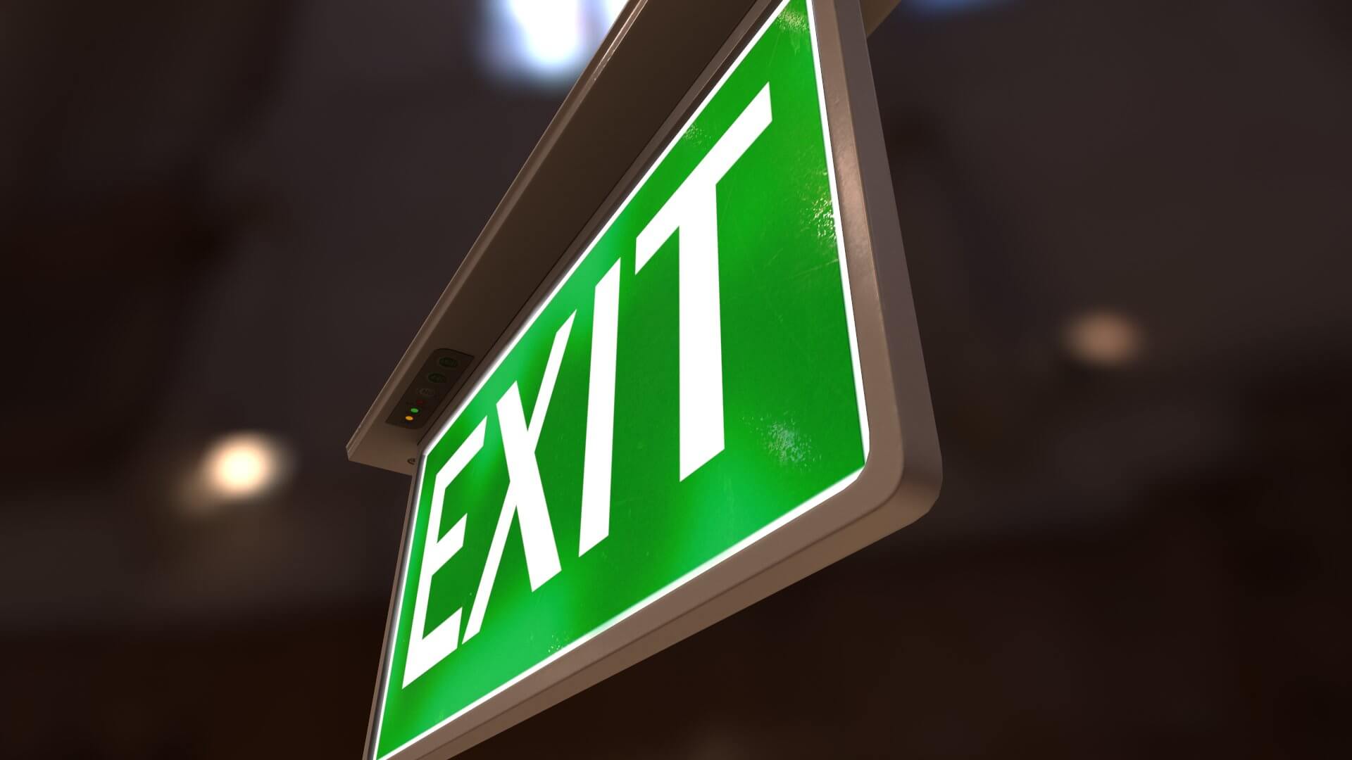 Emergency Exit Indicator V2 - 3D Model by Grishmanovskij Anton