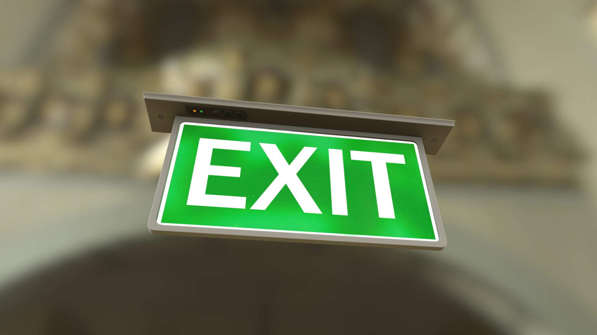 Emergency Exit Indicator V2 - 3D Model by Grishmanovskij Anton
