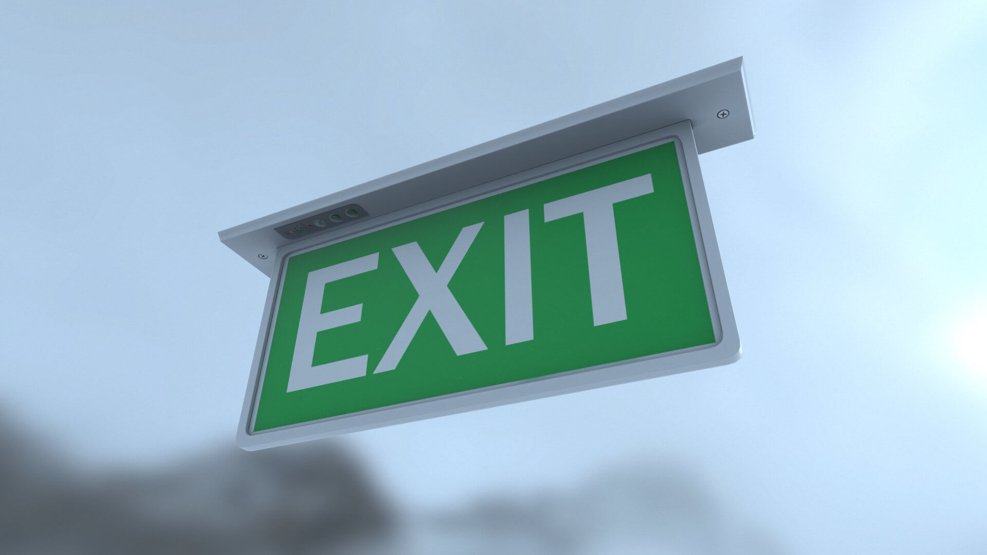 Emergency Exit Indicator V2 - 3D Model by Grishmanovskij Anton