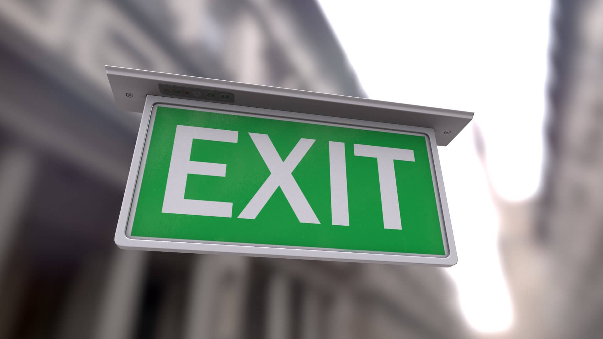 Emergency Exit Indicator V2 - 3D Model by Grishmanovskij Anton