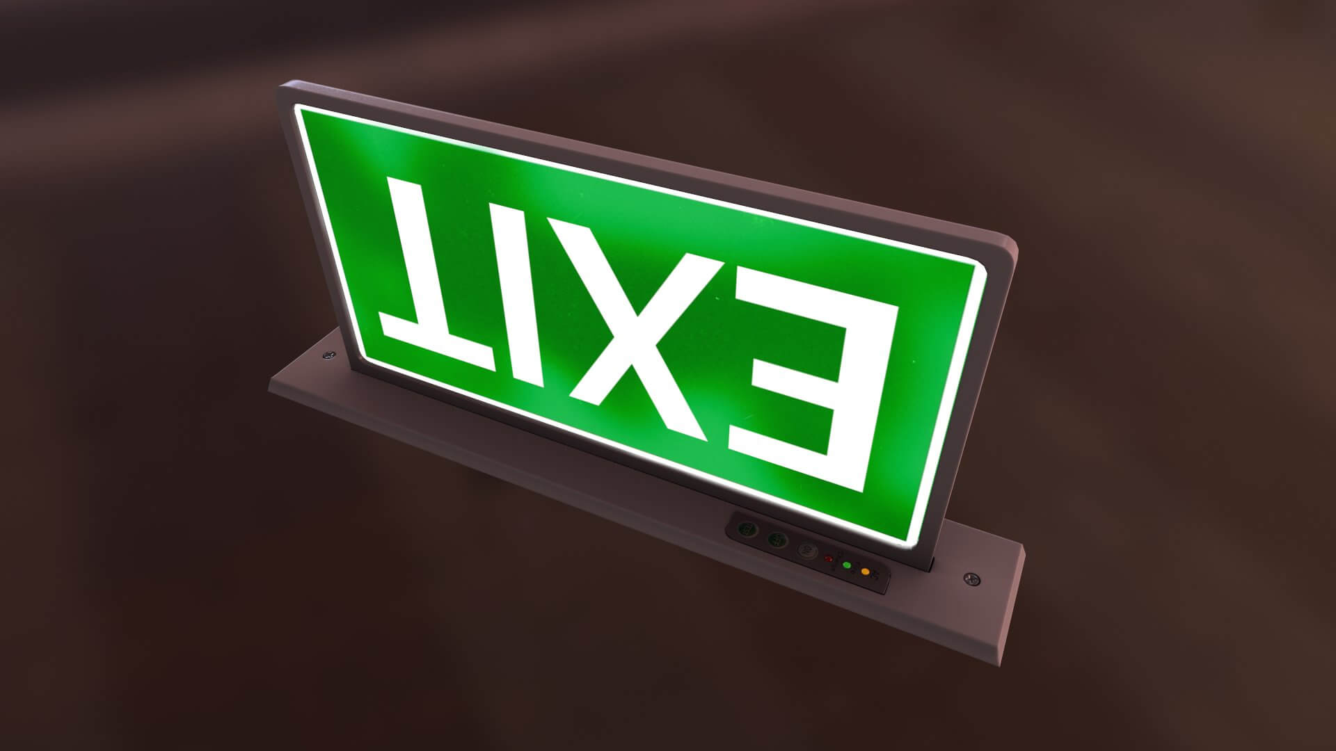 Emergency Exit Indicator V2 - 3D Model by Grishmanovskij Anton