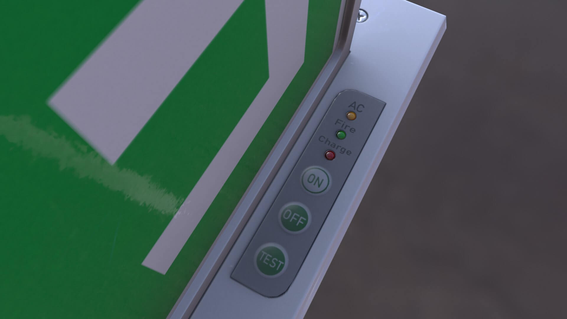 Emergency Exit Indicator V2 - 3D Model by Grishmanovskij Anton