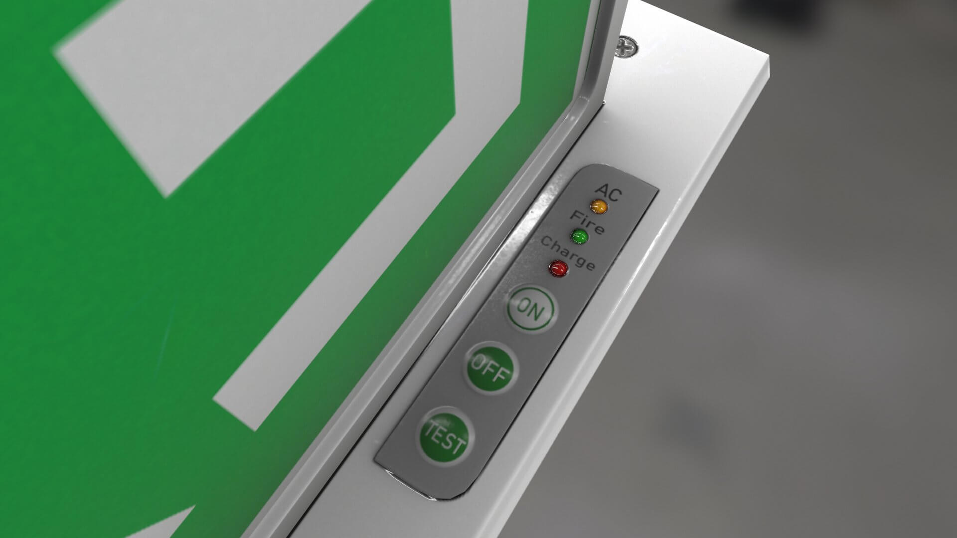 Emergency Exit Indicator V2 - 3D Model by Grishmanovskij Anton