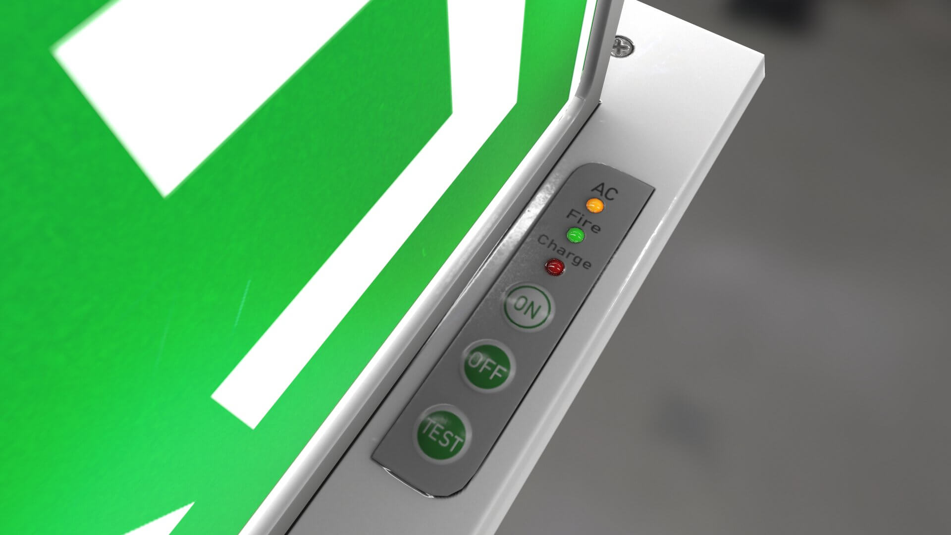 Emergency Exit Indicator V2 - 3D Model by Grishmanovskij Anton