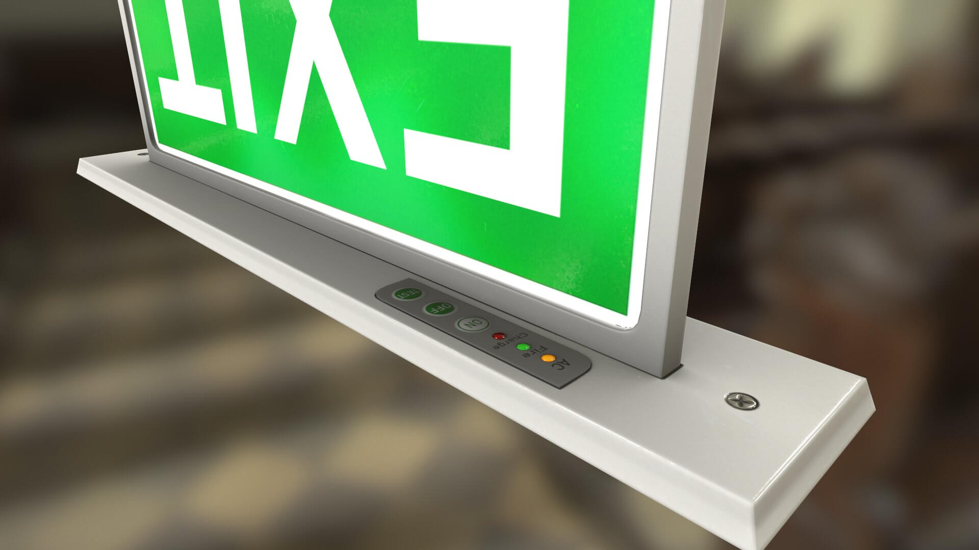 Emergency Exit Indicator V2 - 3D Model by Grishmanovskij Anton