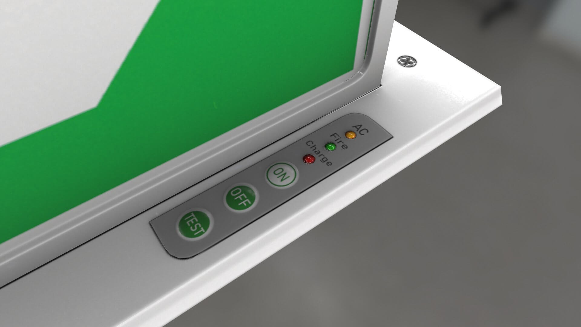 Emergency Exit Indicator - 3D Model by Grishmanovskij Anton