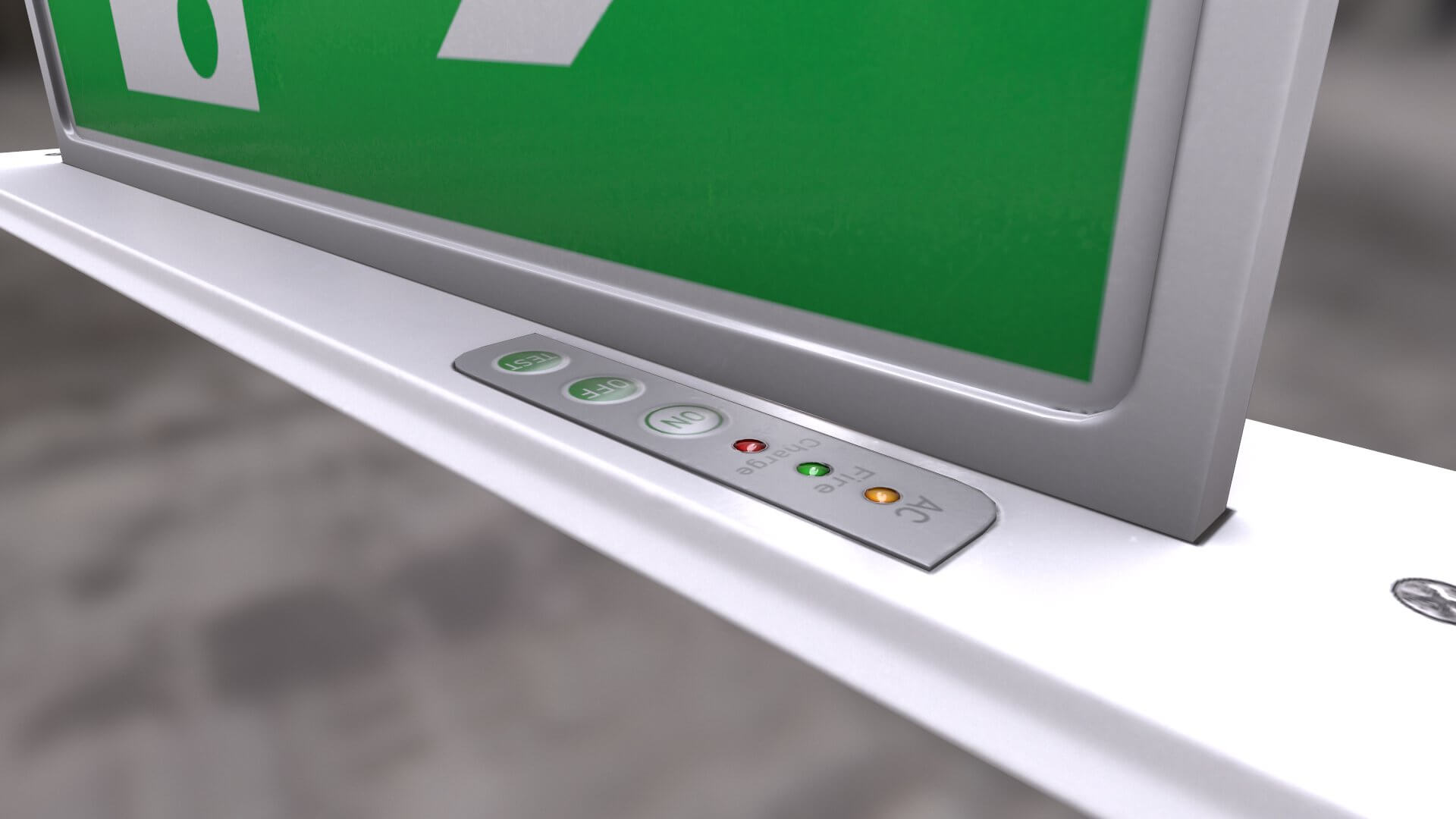 Emergency Exit Indicator - 3D Model by Grishmanovskij Anton