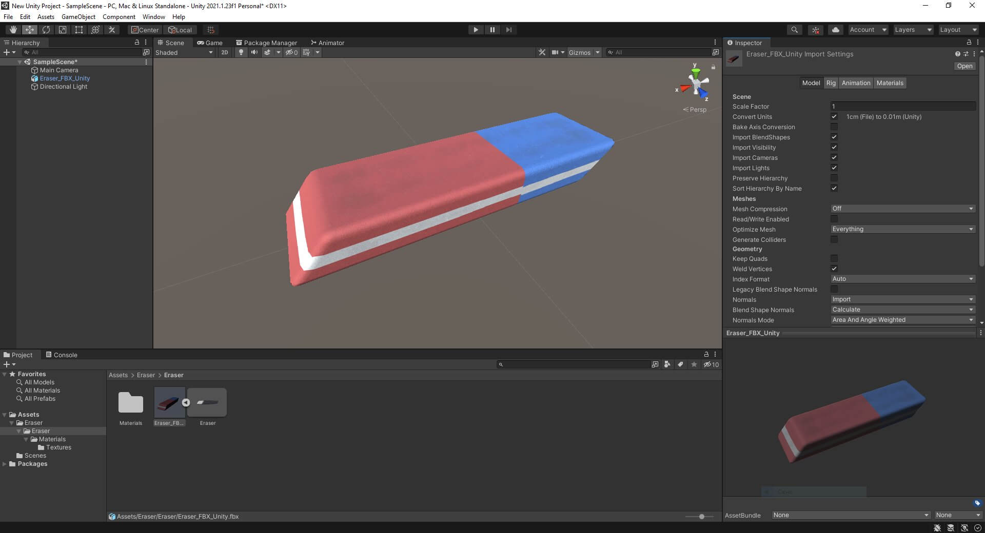 Eraser - 3D Model by Grishmanovskij Anton