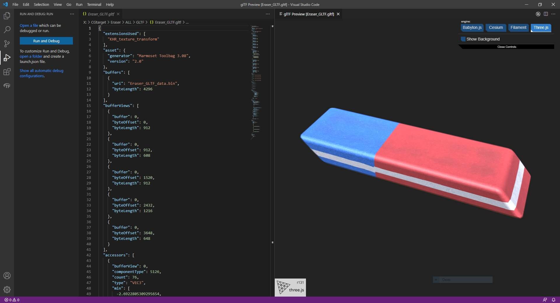 Eraser - 3D Model by Grishmanovskij Anton
