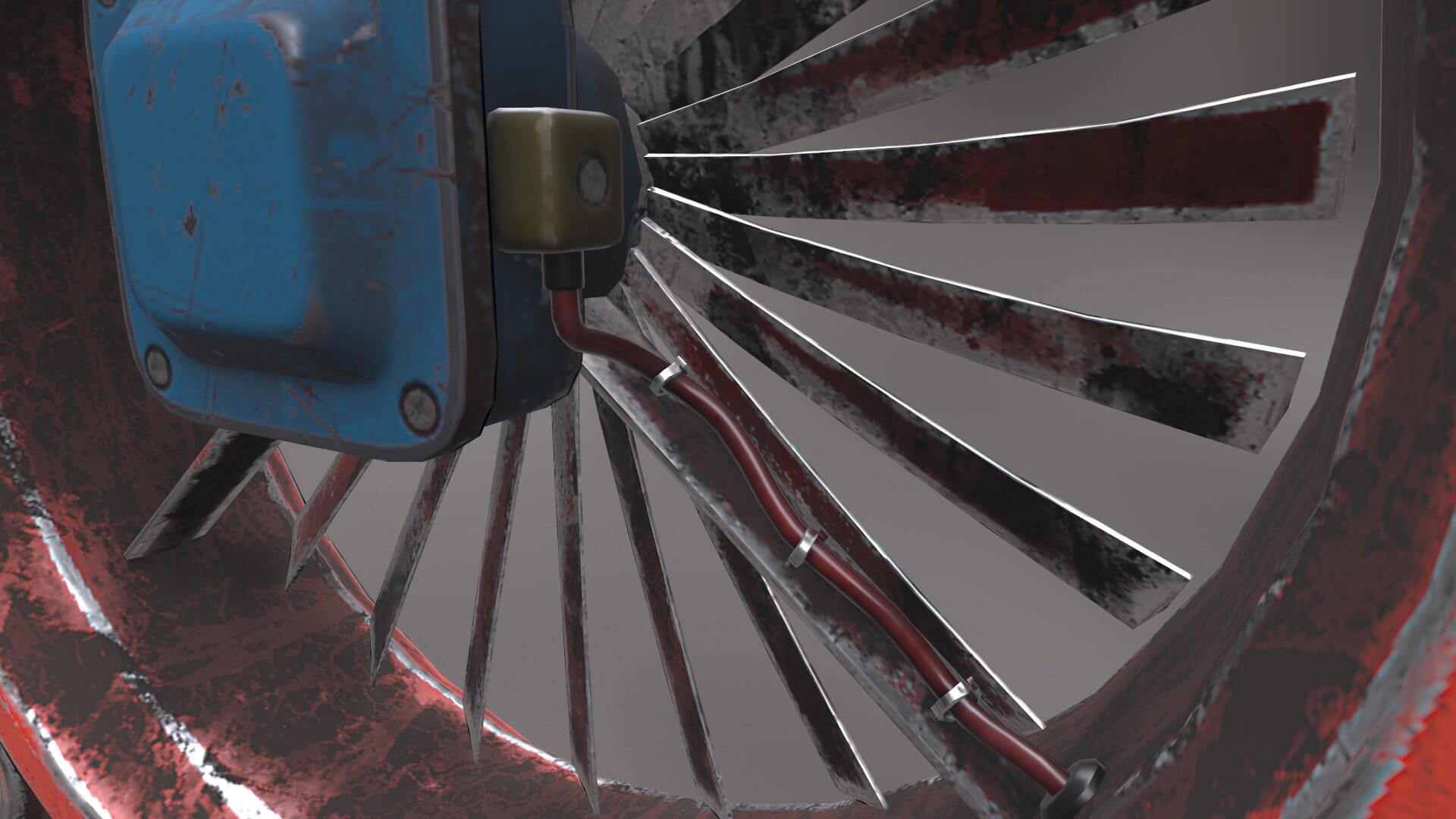 Exhauster - 3D Model by Grishmanovskij Anton