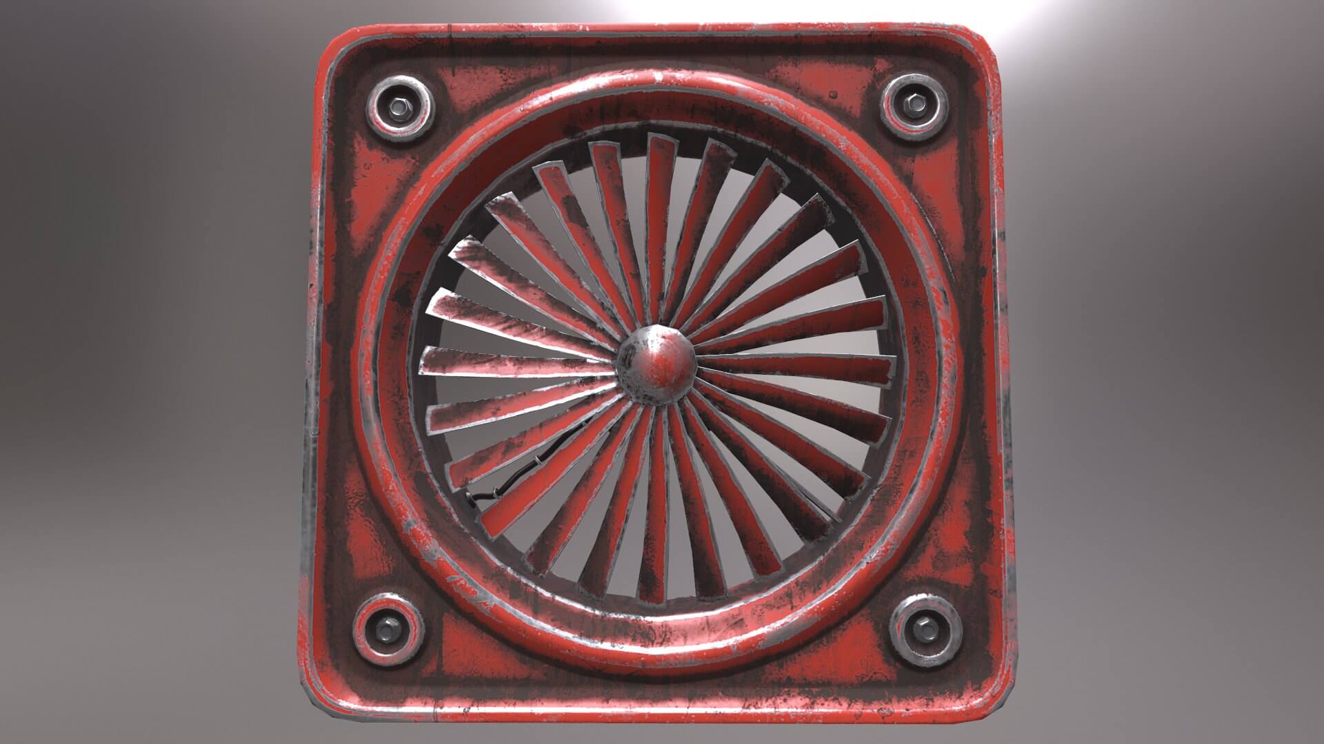 Exhauster - 3D Model by Grishmanovskij Anton