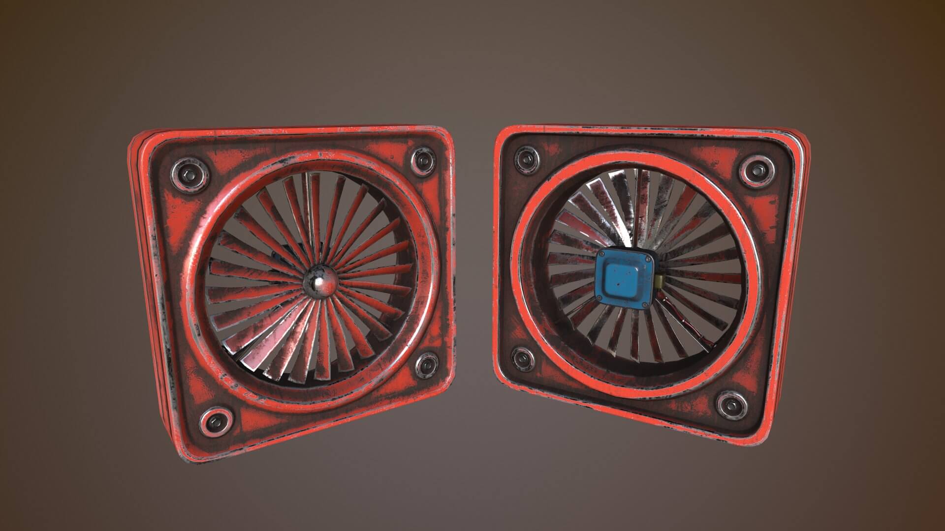 Exhauster - 3D Model by Grishmanovskij Anton