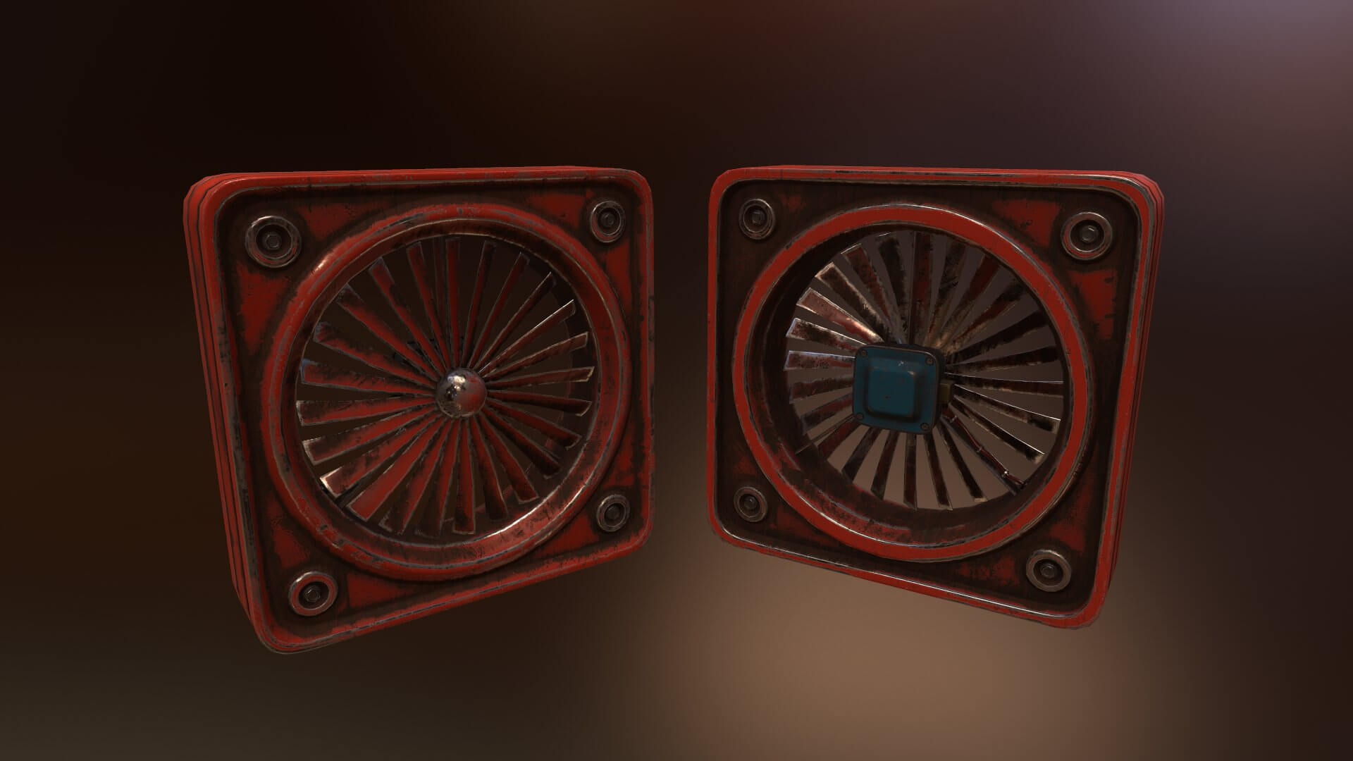 Exhauster - 3D Model by Grishmanovskij Anton