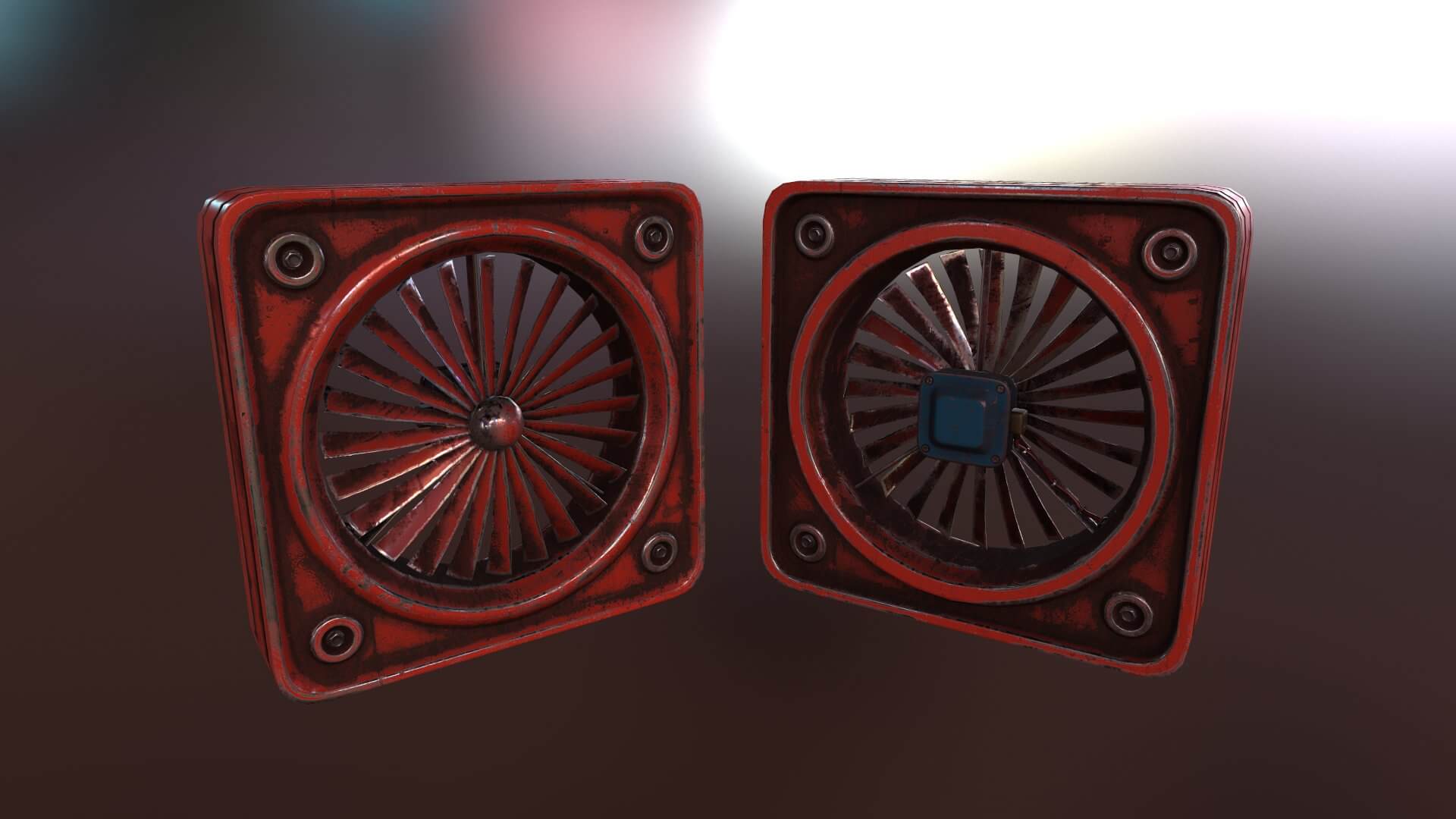 Exhauster - 3D Model by Grishmanovskij Anton