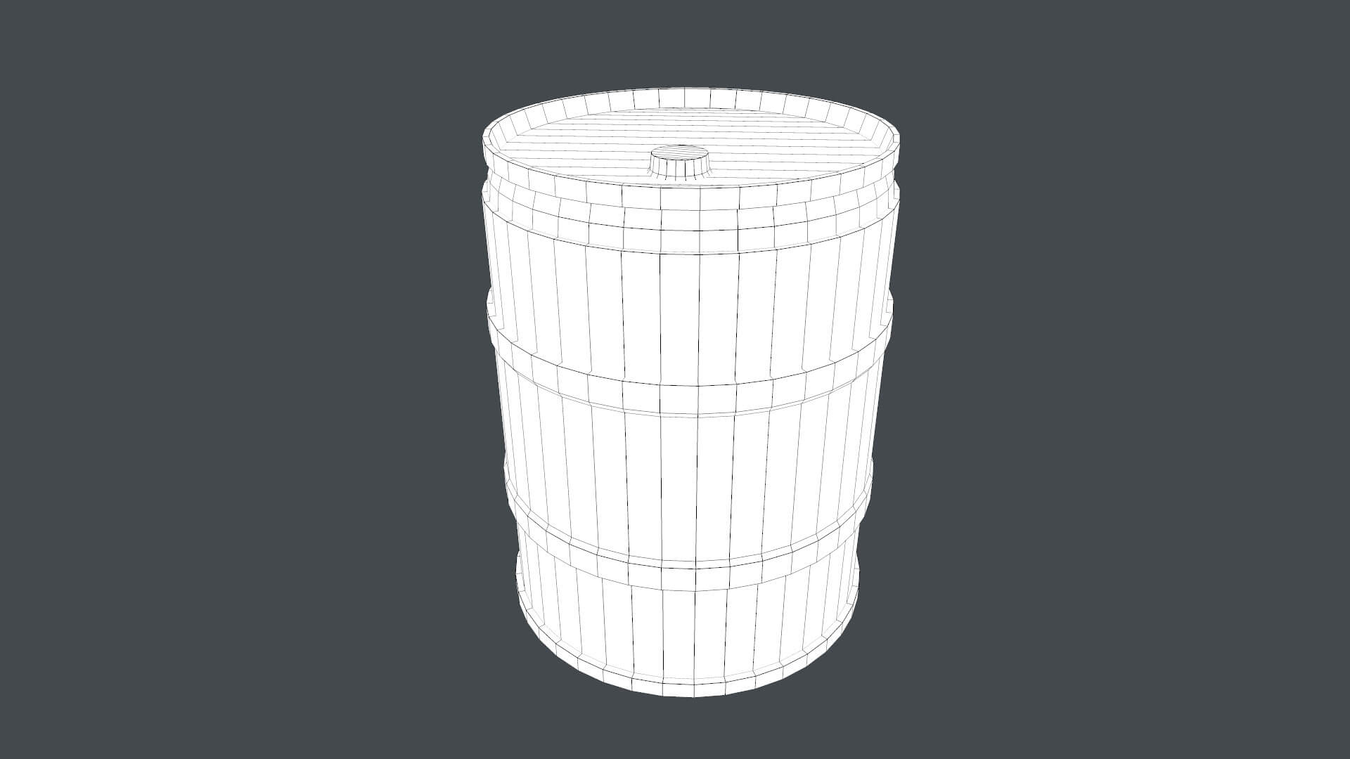 Barrel - 3D Model by Grishmanovskij Anton