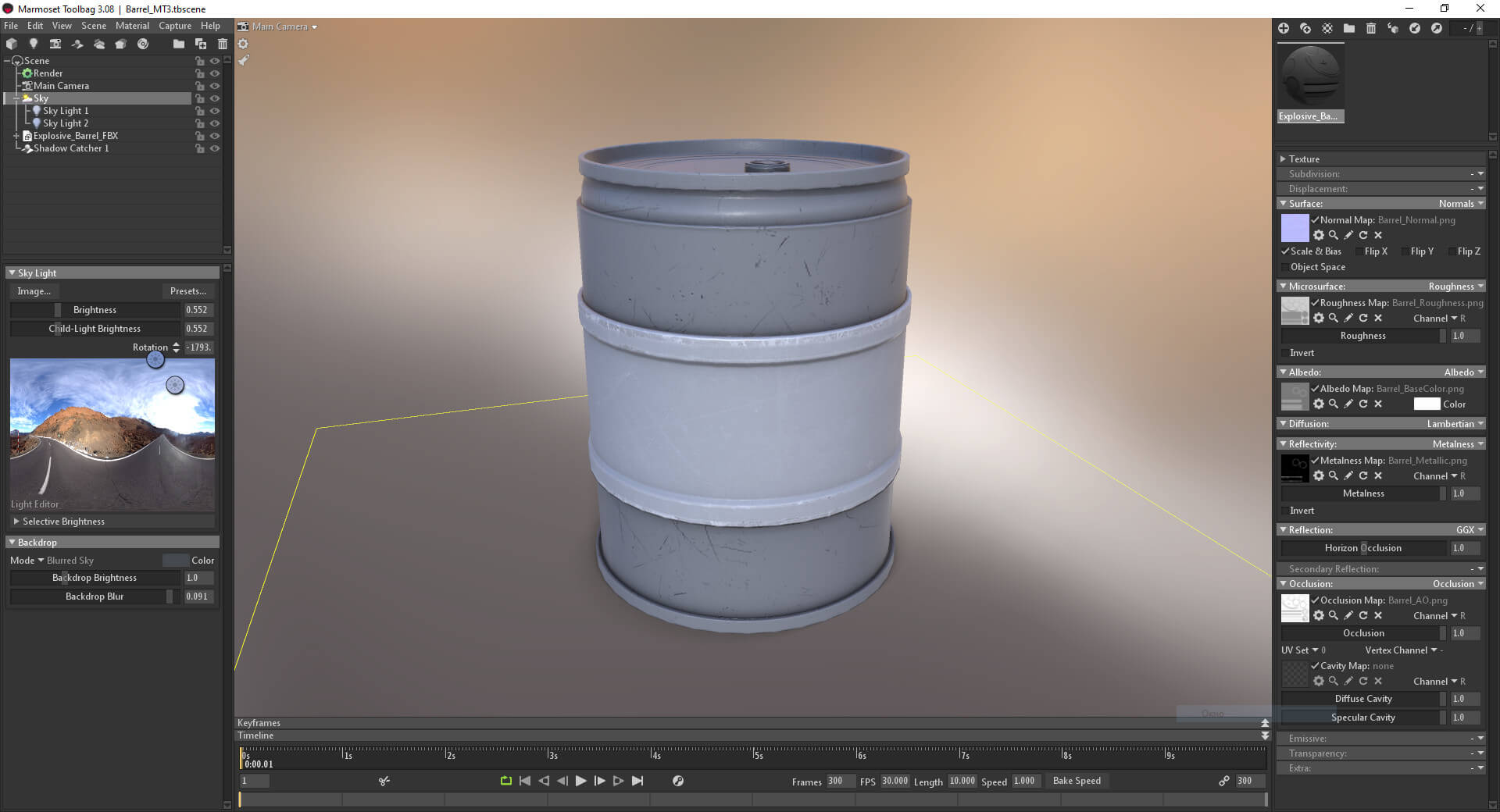 Barrel - 3D Model by Grishmanovskij Anton