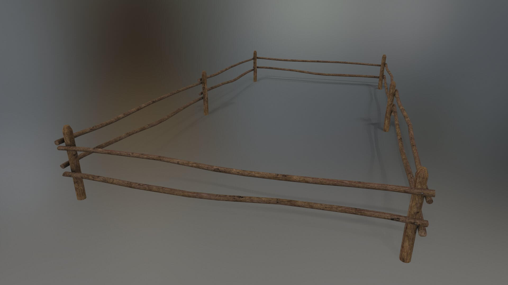 Farm Fence - 3D Model by Grishmanovskij Anton