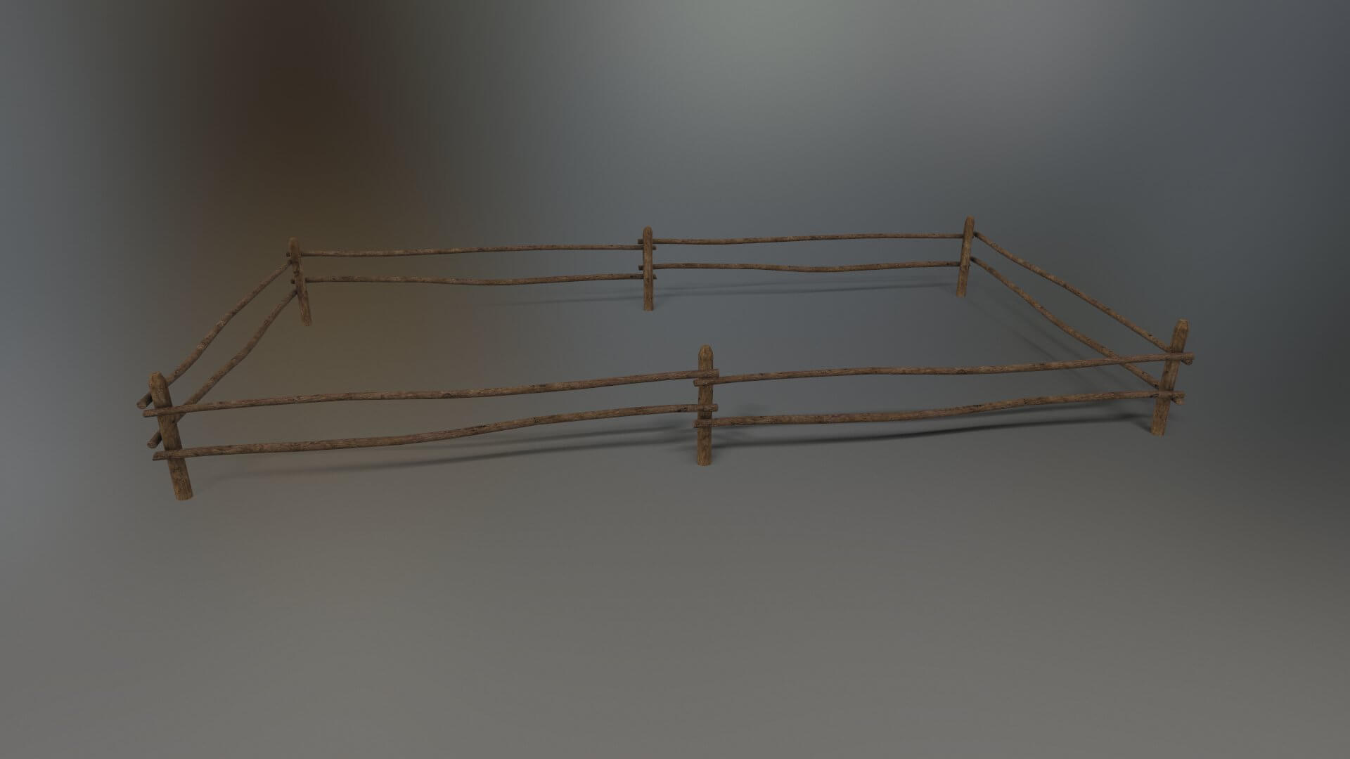 Farm Fence - 3D Model by Grishmanovskij Anton