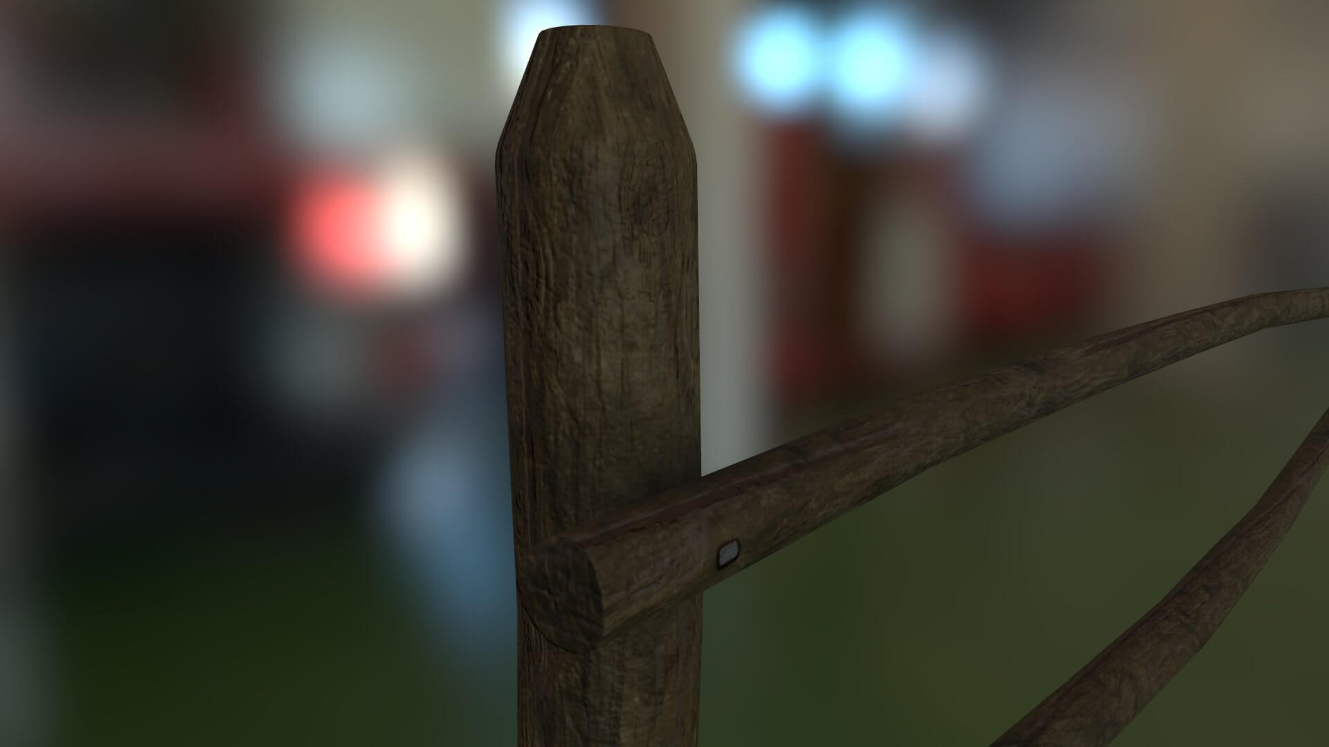 Farm Fence - 3D Model by Grishmanovskij Anton