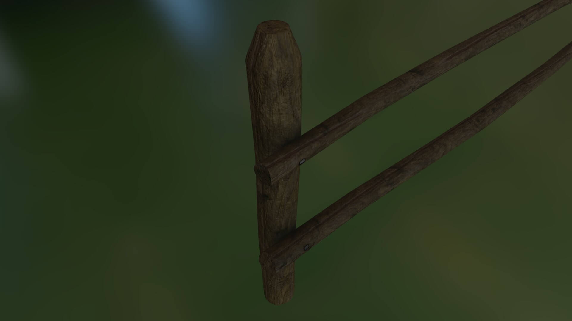 Farm Fence - 3D Model by Grishmanovskij Anton