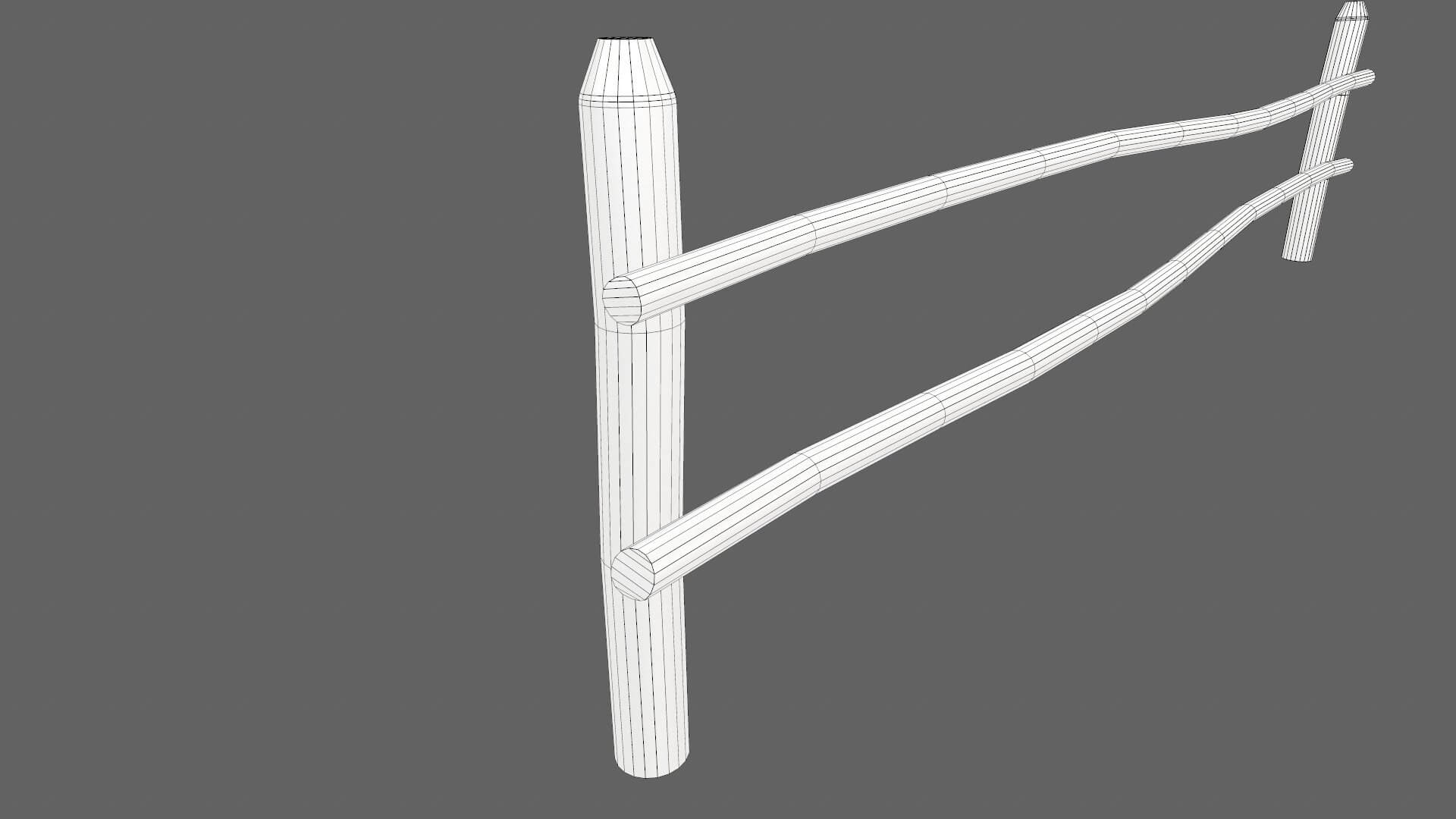 Farm Fence - 3D Model by Grishmanovskij Anton