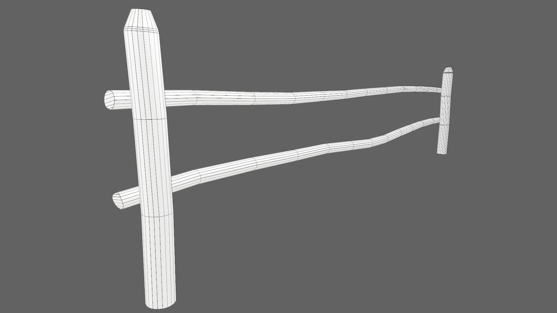 Farm Fence - 3D Model by Grishmanovskij Anton