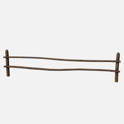 Farm Fence - 3D Model by Grishmanovskij Anton