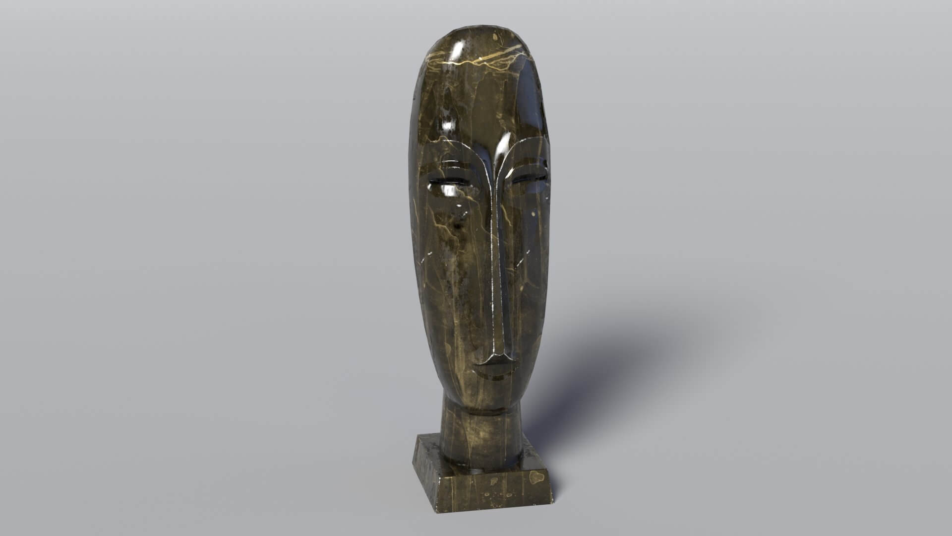 Figurine Head V2 - 3D Model by Grishmanovskij Anton