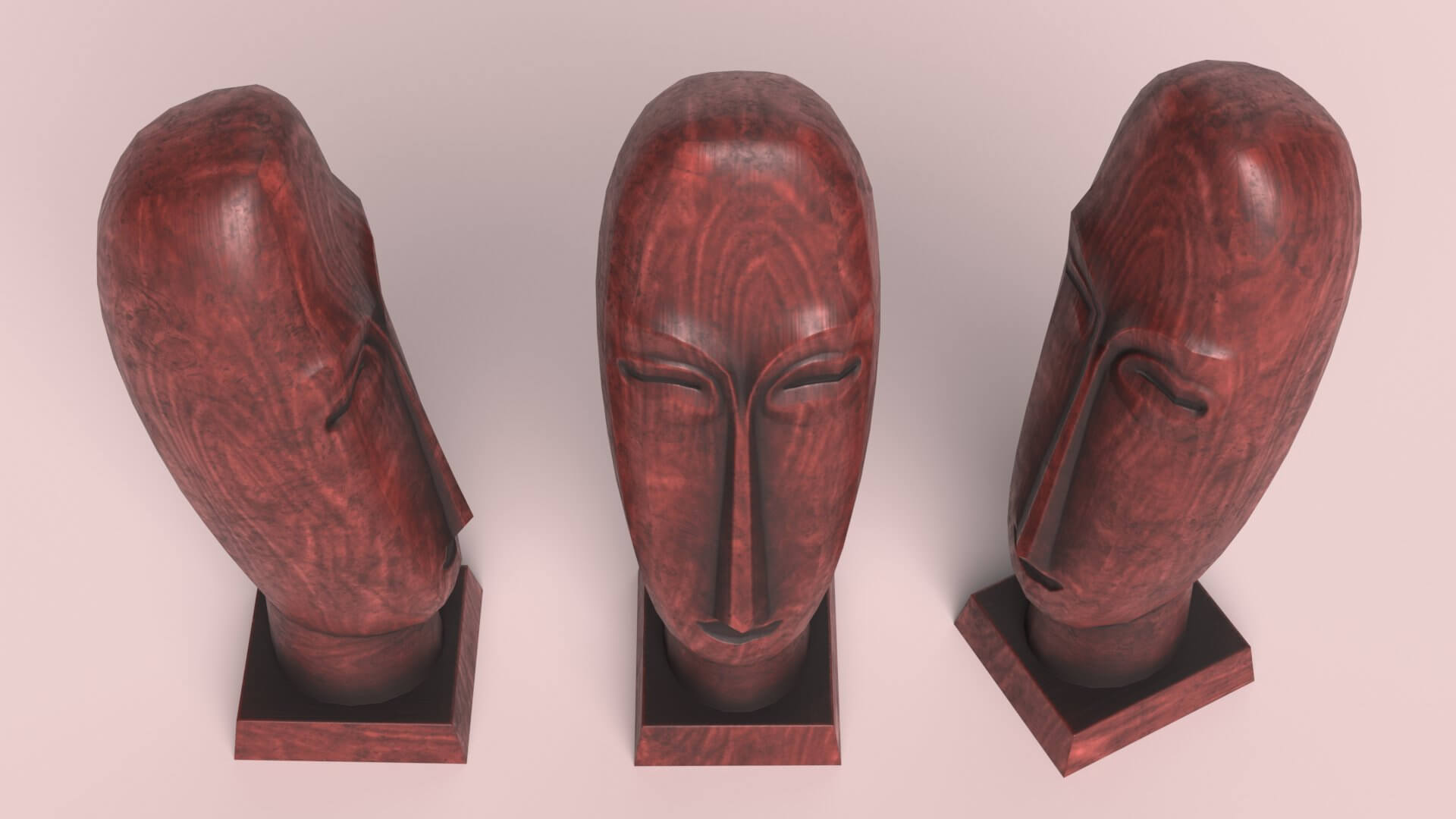 Figurine Head - 3D Model by Grishmanovskij Anton
