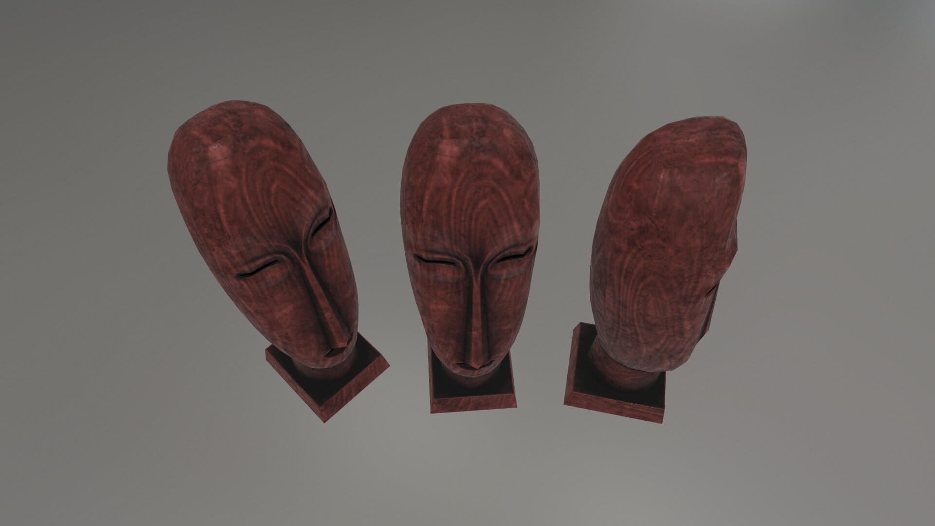 Figurine Head - 3D Model by Grishmanovskij Anton