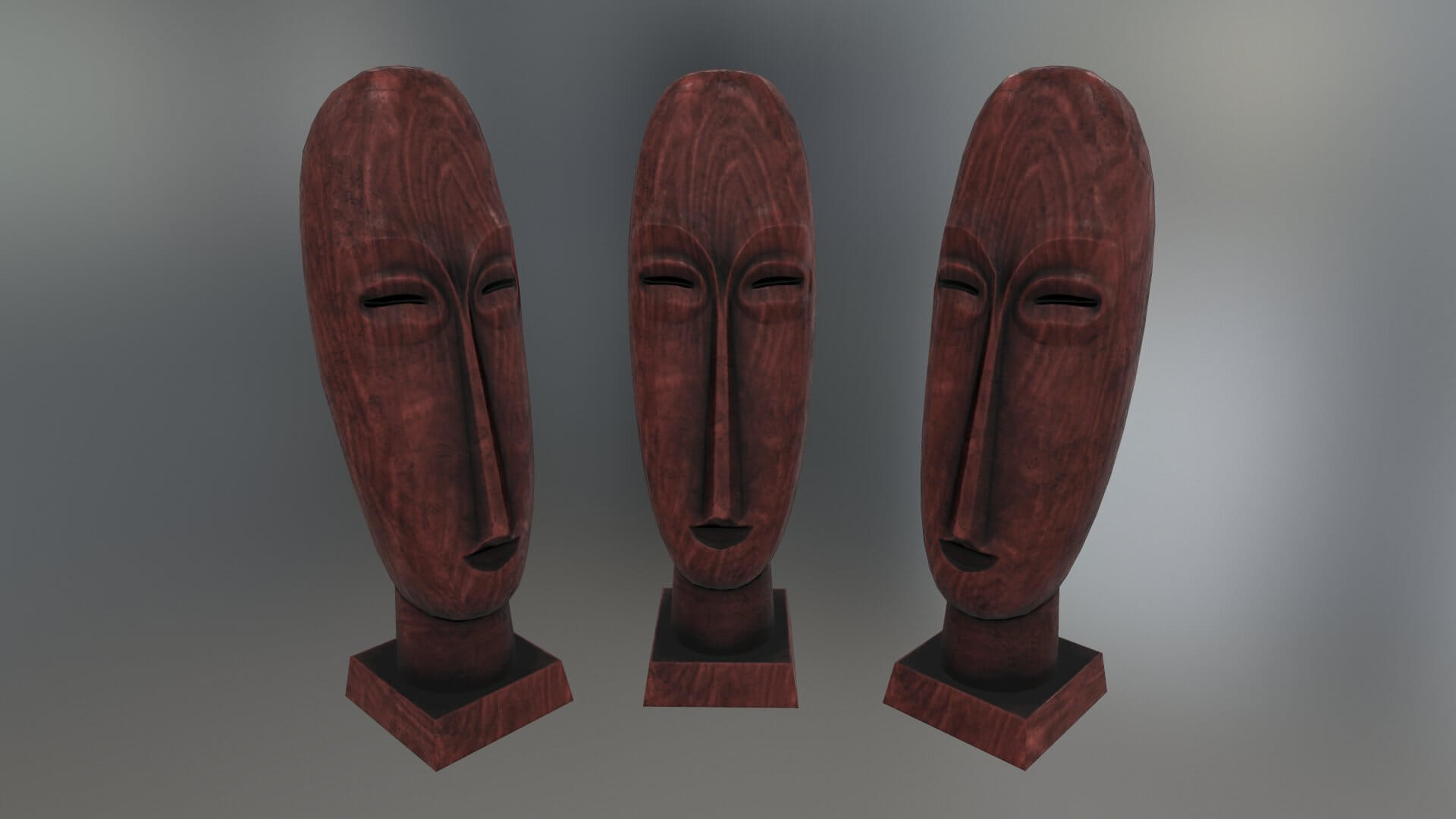 Figurine Head - 3D Model by Grishmanovskij Anton