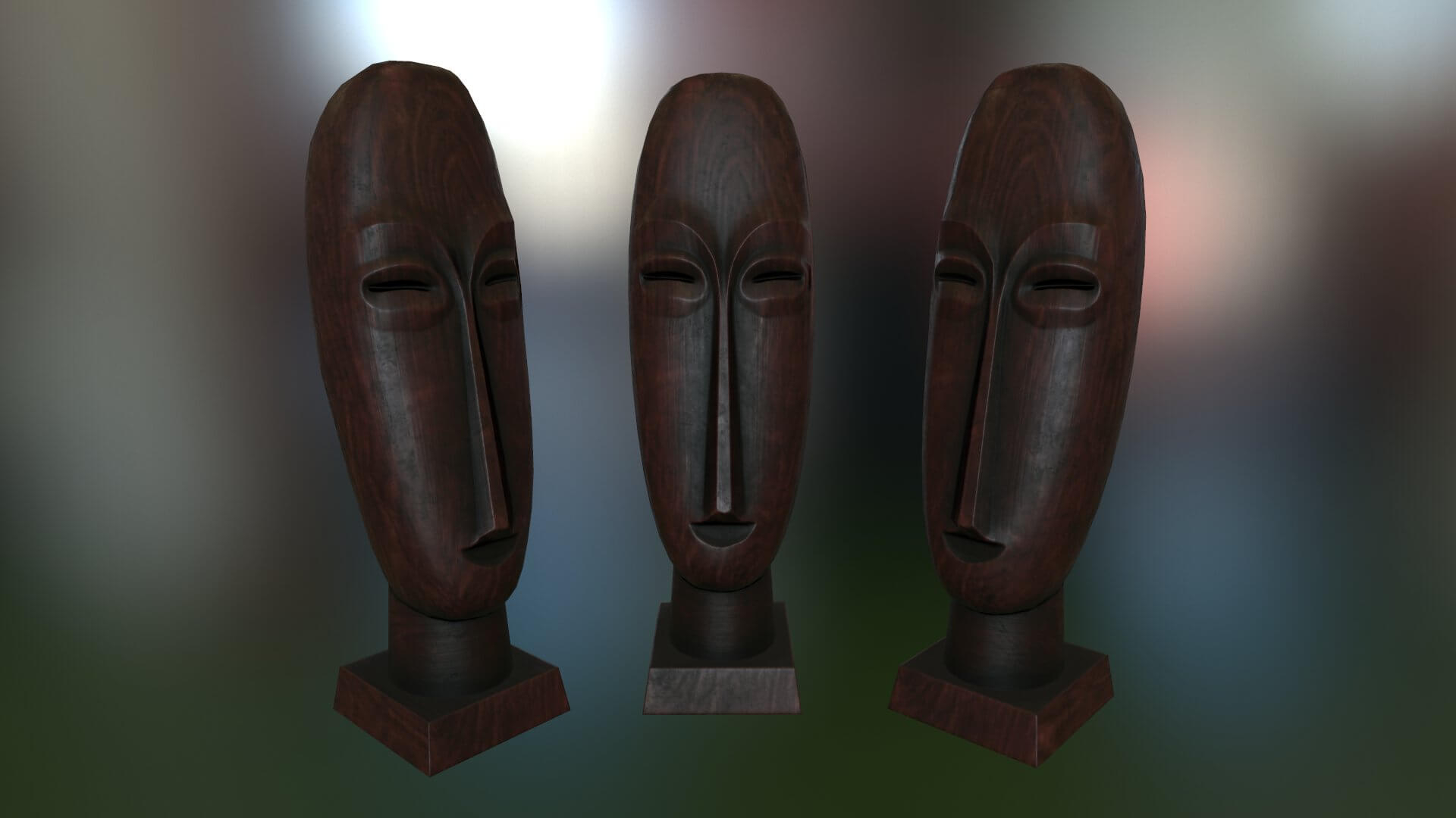Figurine Head - 3D Model by Grishmanovskij Anton