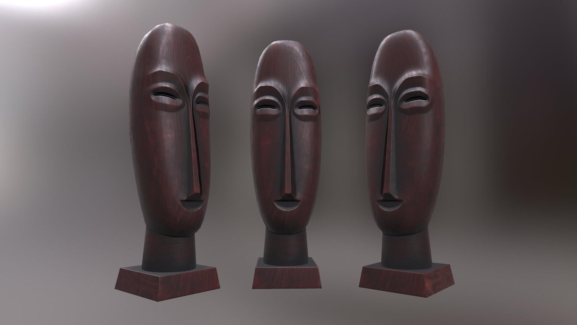 Figurine Head - 3D Model by Grishmanovskij Anton