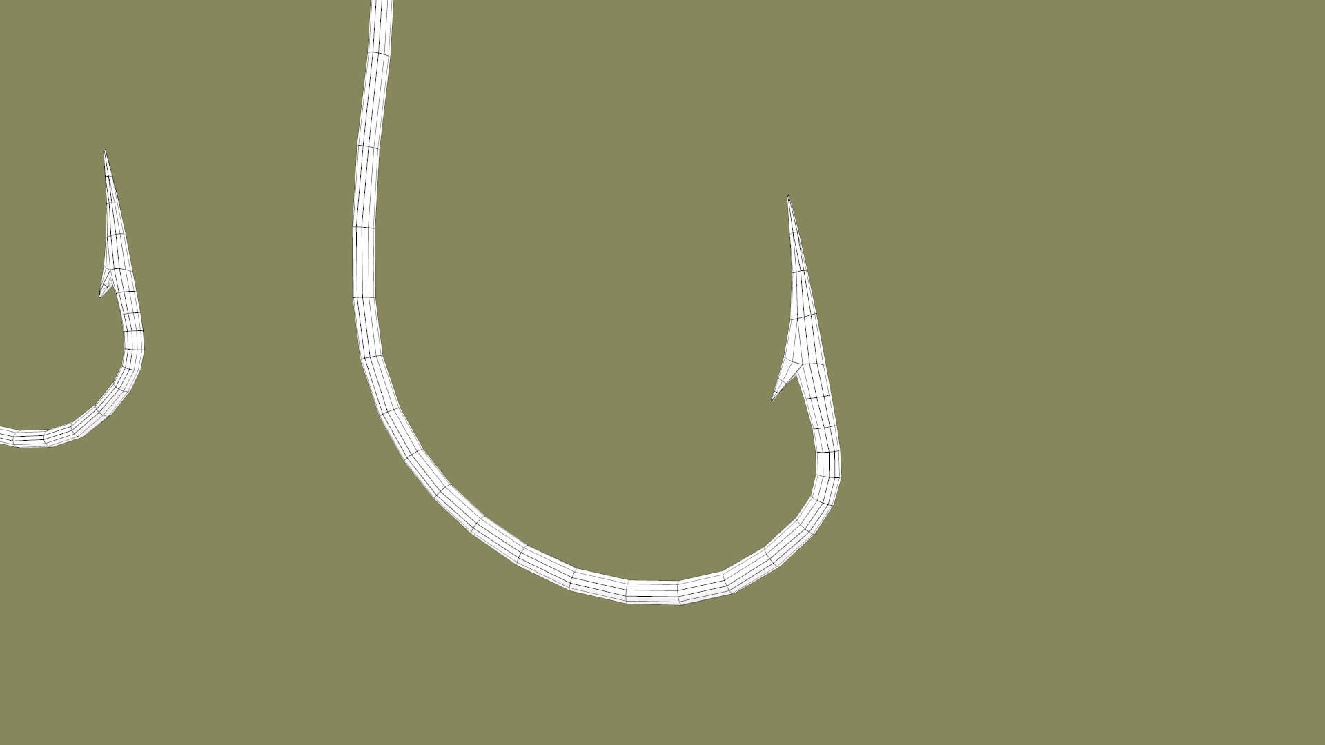 Fishing Hooks - 3D Model by Grishmanovskij Anton