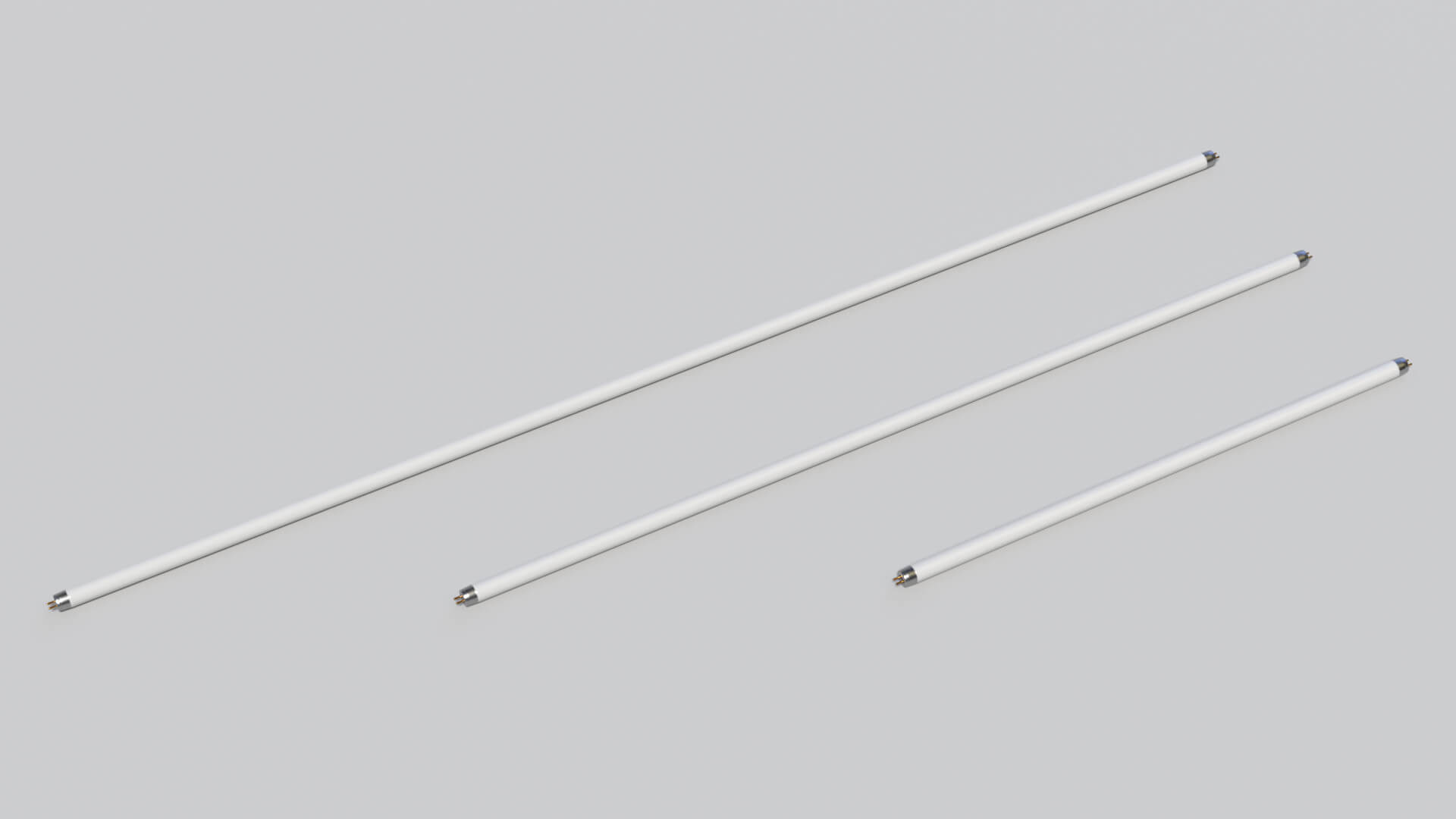 Fluorescent Lamps - 3D Model by Grishmanovskij Anton