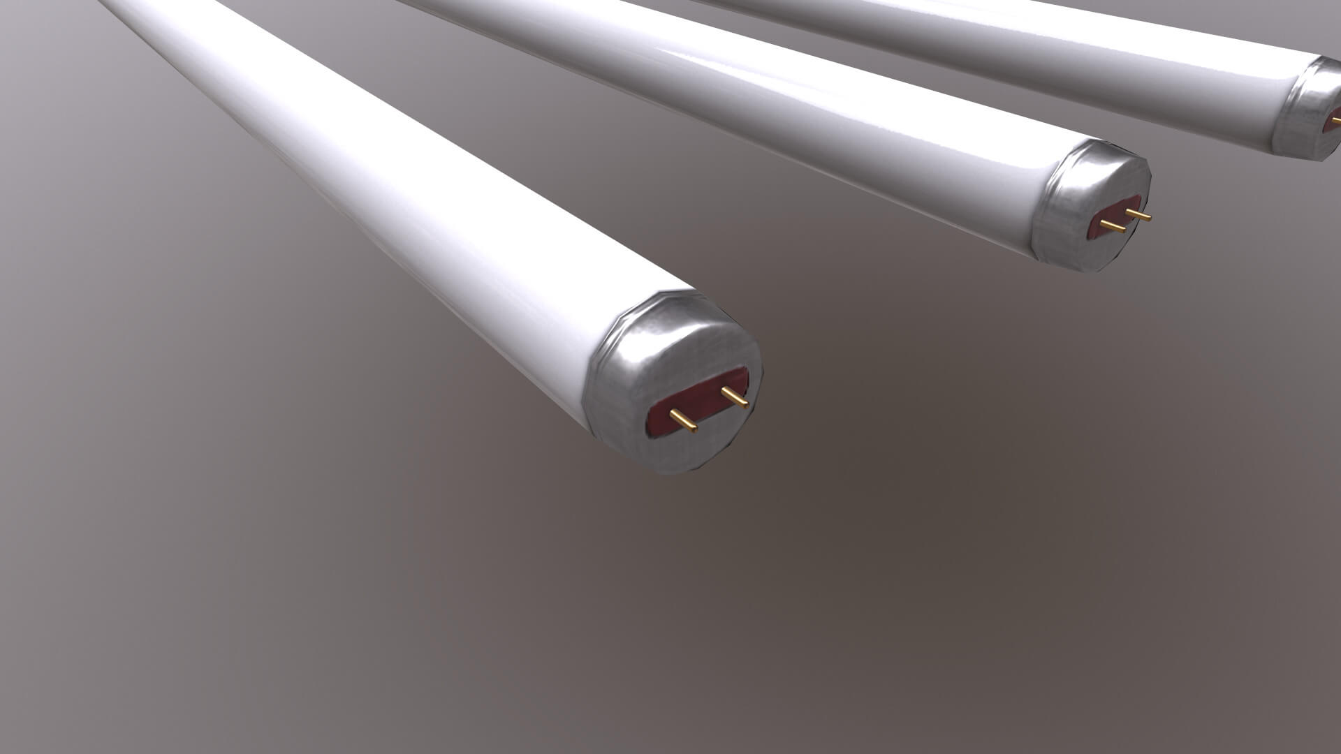 Fluorescent Lamps - 3D Model by Grishmanovskij Anton