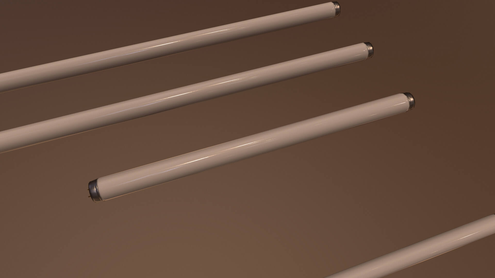Fluorescent Lamps - 3D Model by Grishmanovskij Anton
