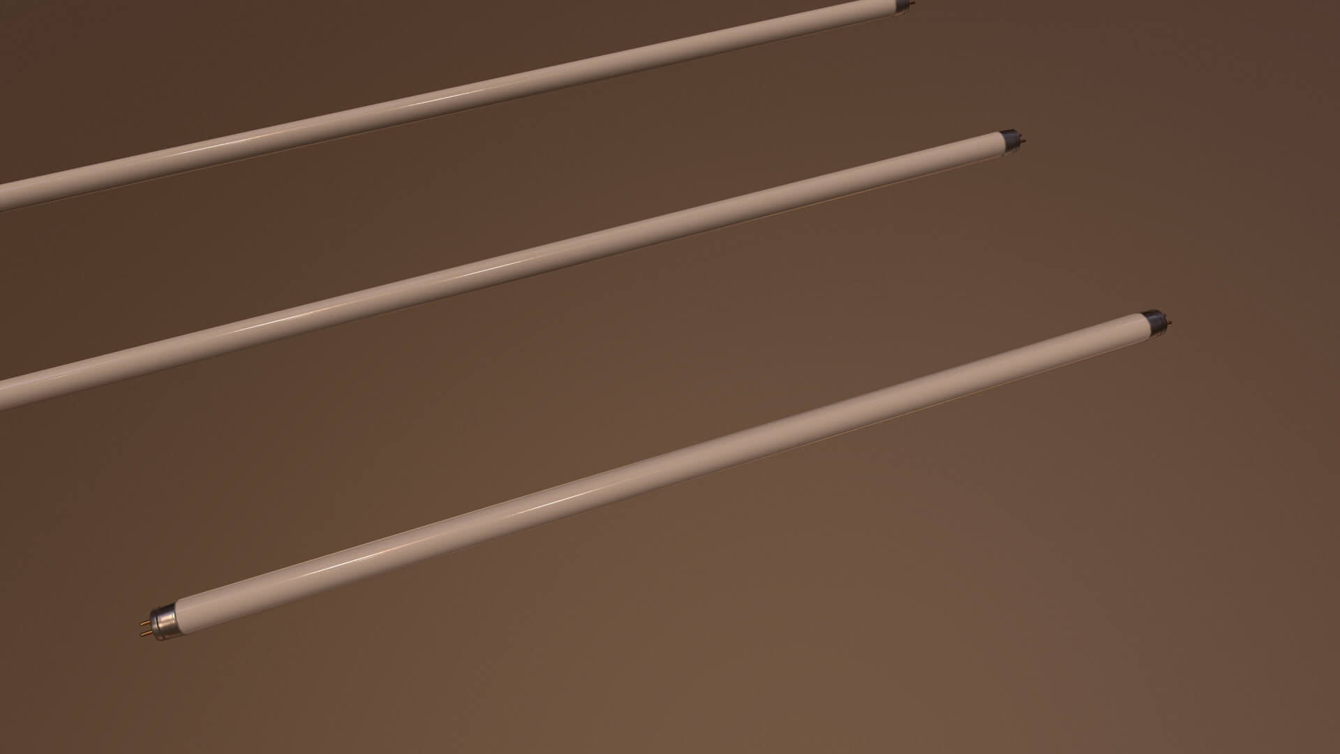 Fluorescent Lamps - 3D Model by Grishmanovskij Anton