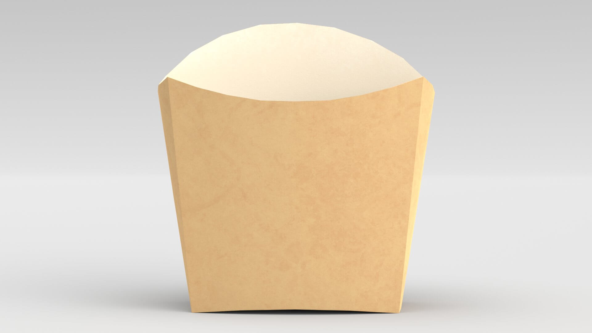 Fries Packing Box - 3D Model by Grishmanovskij Anton