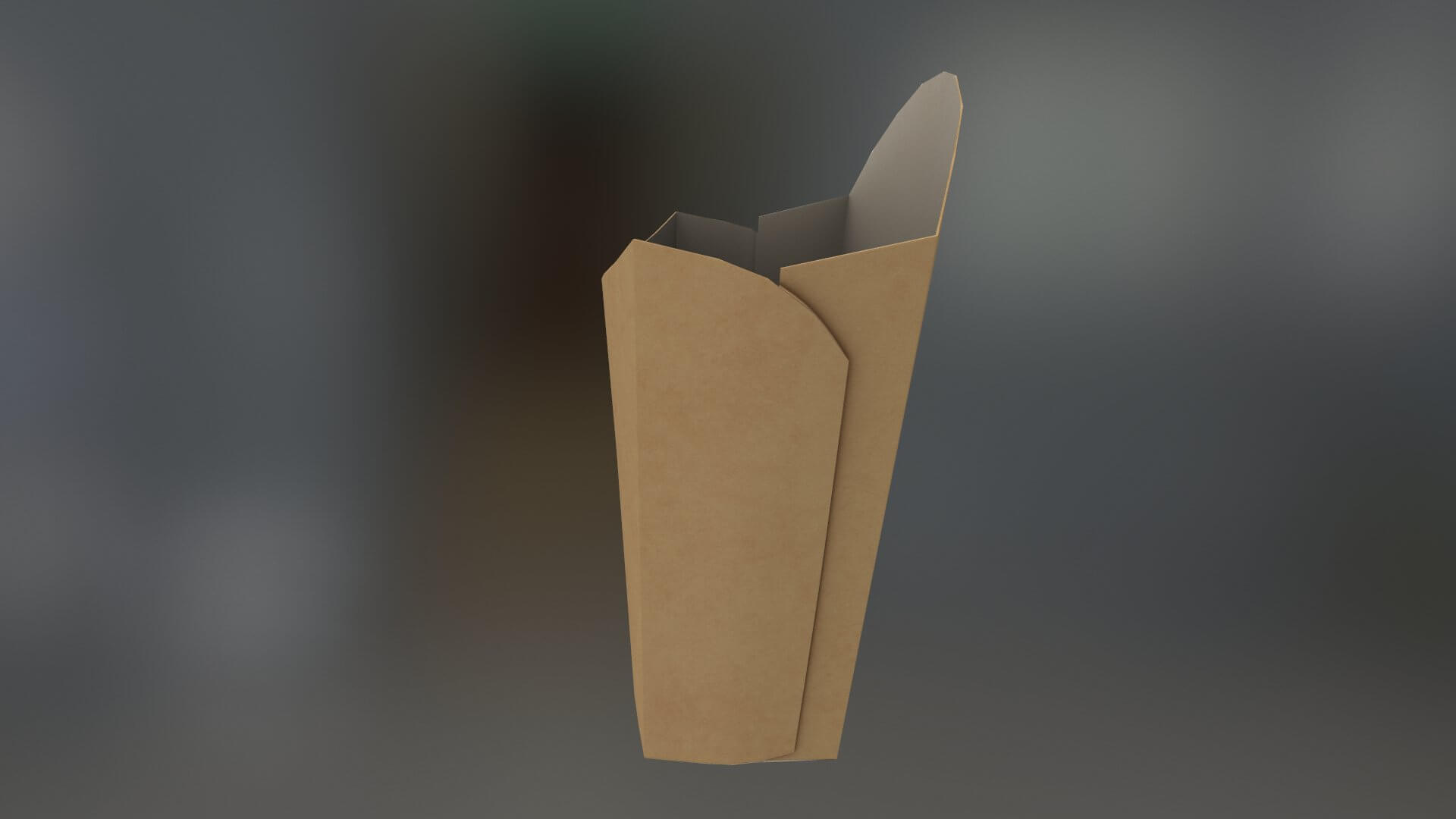 Fries Packing Box - 3D Model by Grishmanovskij Anton