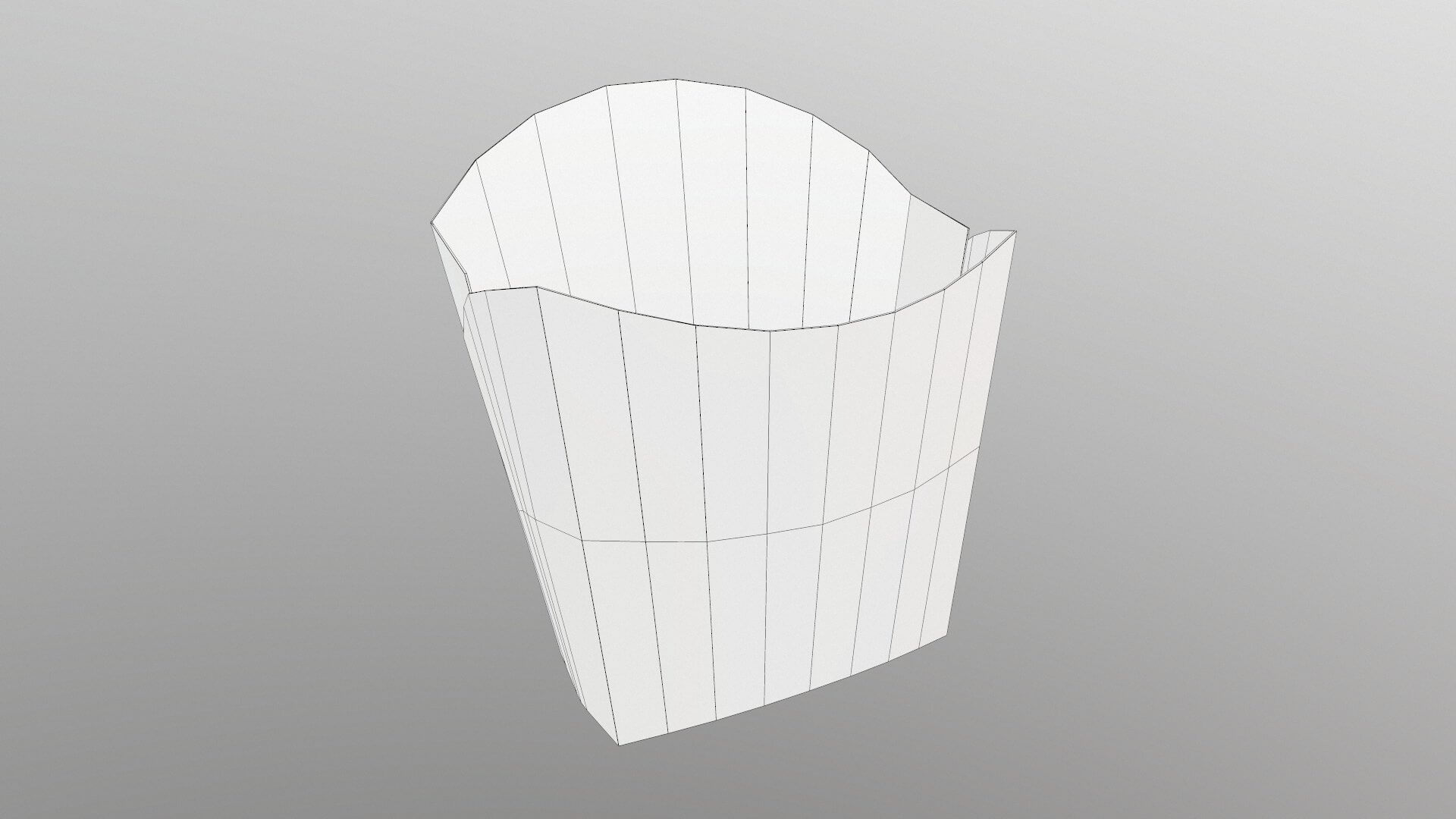 Fries Packing Box - 3D Model by Grishmanovskij Anton